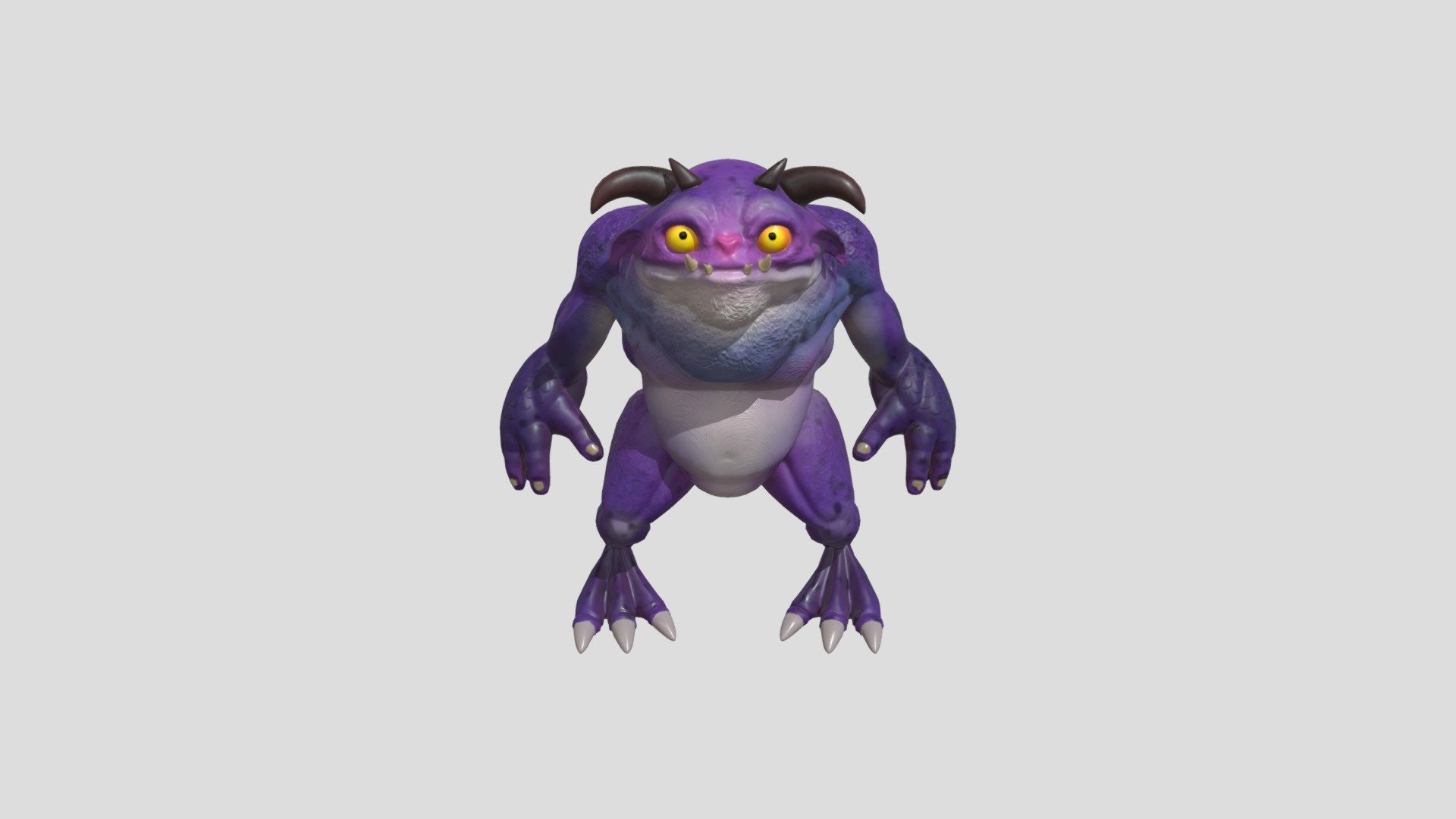 Cute little trol - 3D model by miriam.ramirez [6d9a603] - Sketchfab