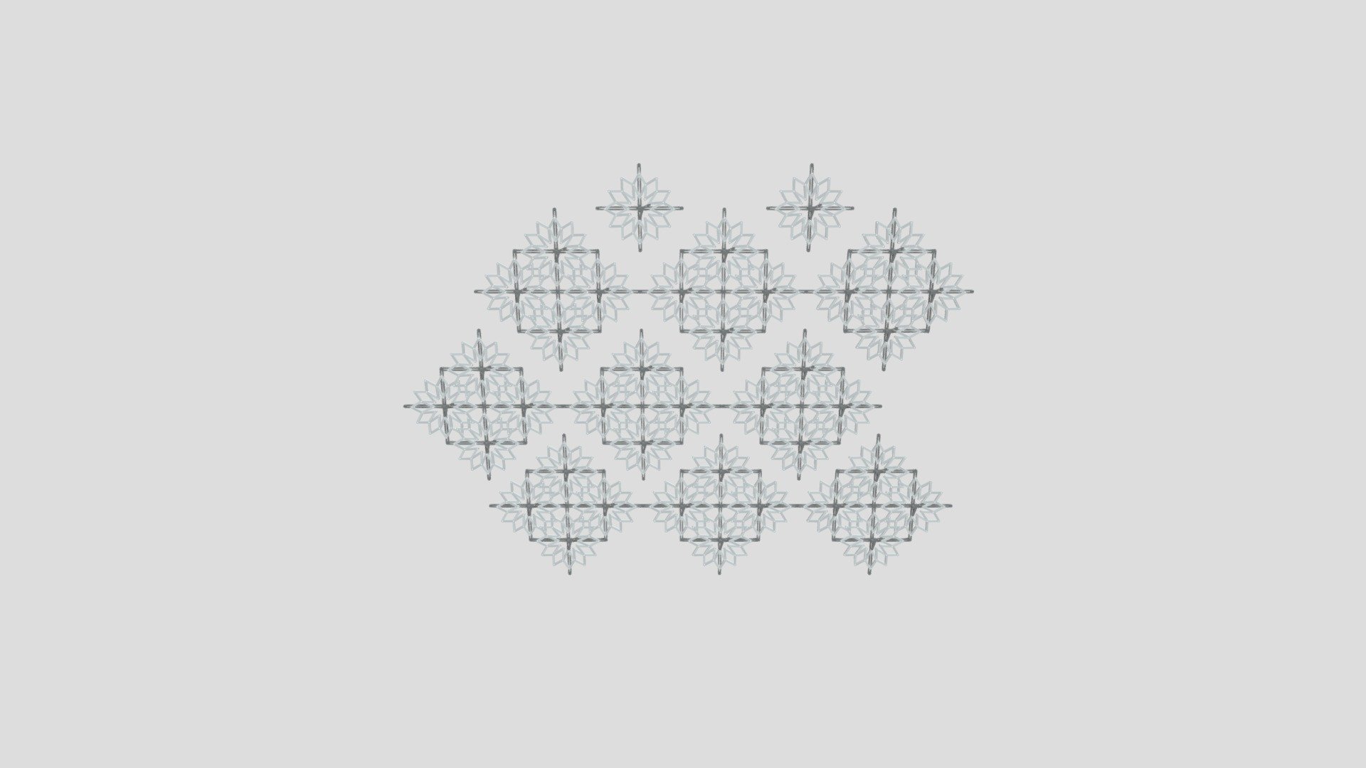 Kinetic Wall - 3D model by tharinee [6d9b26d] - Sketchfab