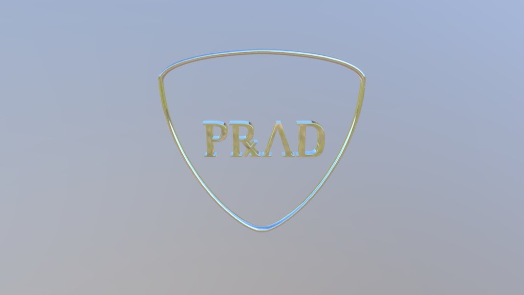 PRAD 3D LOGO - 3D model by CAYO [6d9b4a6] - Sketchfab