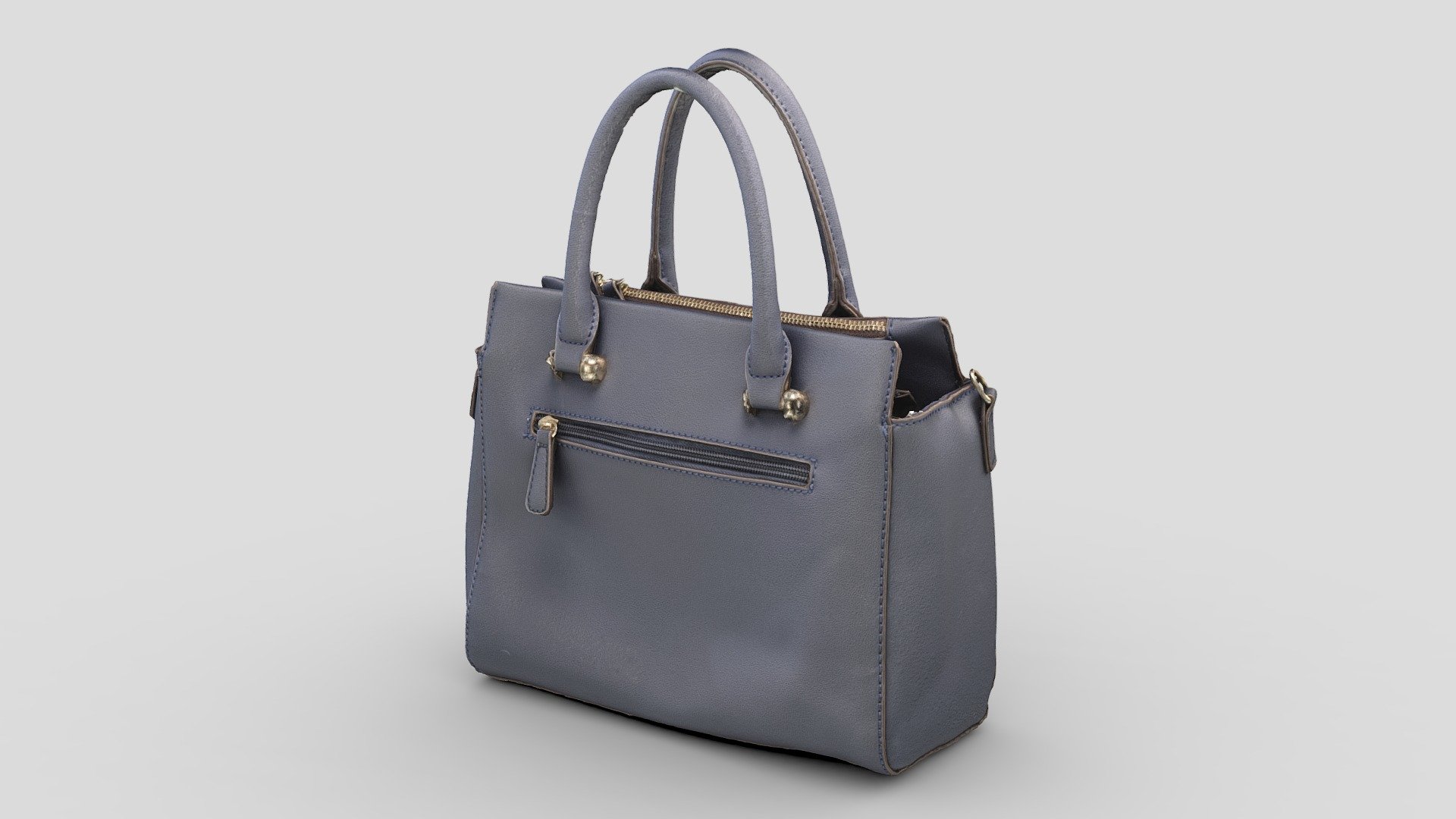 Leather_Bag_3D_sample(RAW mesh 100k) - 3D model by 3D scan studio "iris ...