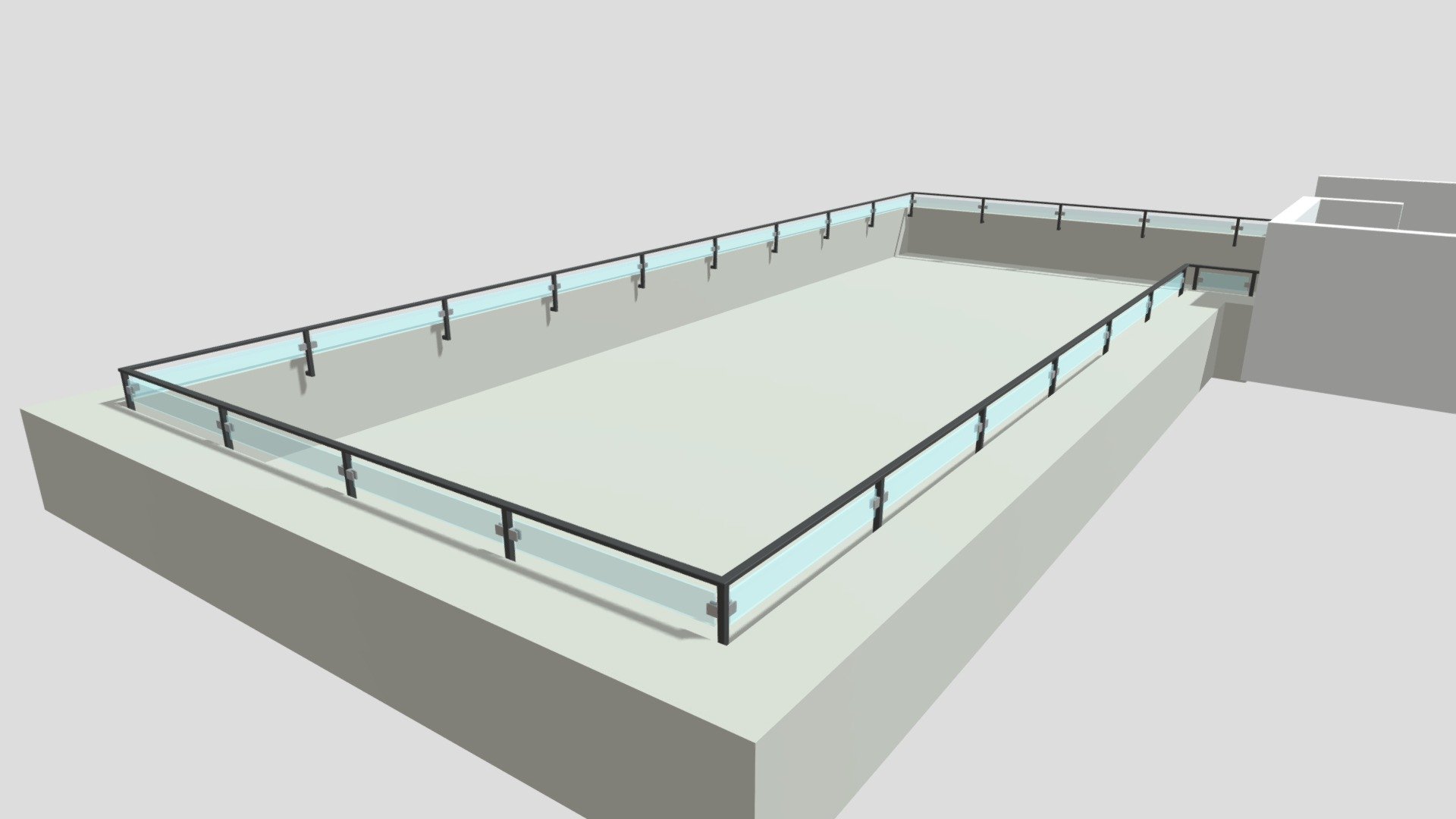 Ext Fascia Mount Rail - Stone - Download Free 3D model by ryanpendarvis ...
