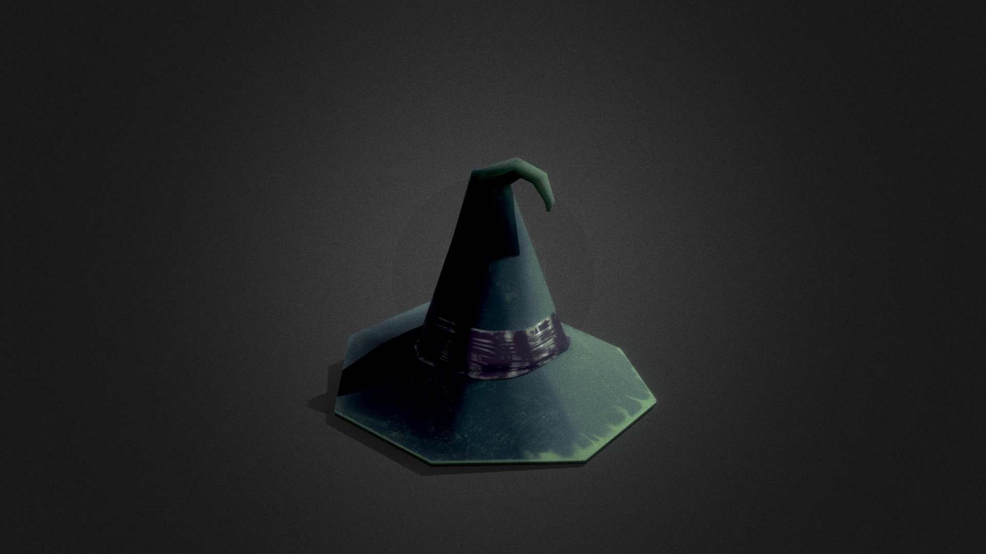 Low Poly Witch's Hat - Download Free 3D model by Hadooden [6d9d1ef ...