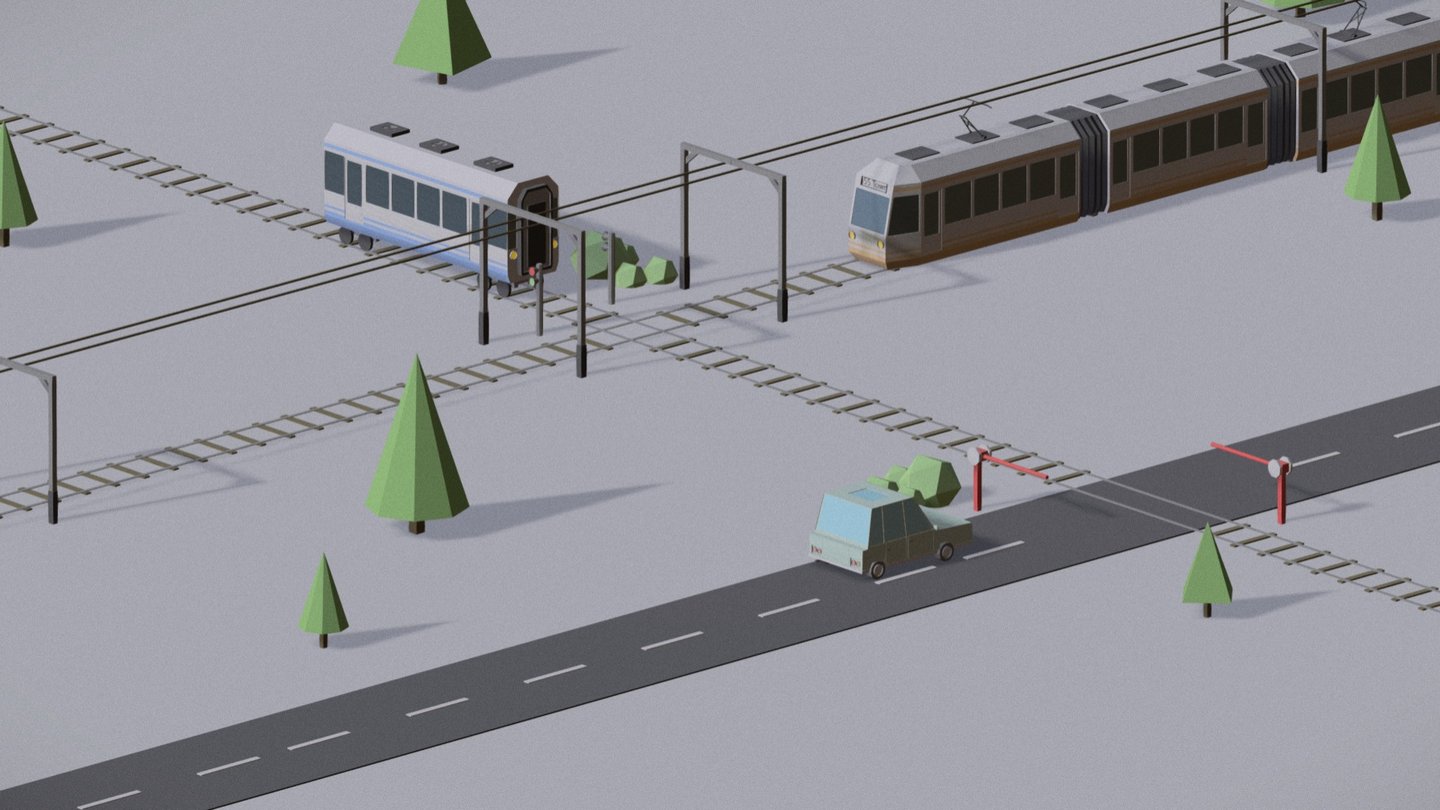 Isometric train animation - Daily render - 20 - 3D model by gav.grant ...