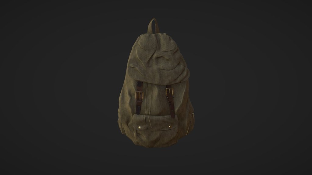 Hiking Backpack - 3D model by Daphia Gaines (@iamdaphia) [6d9eef2 ...