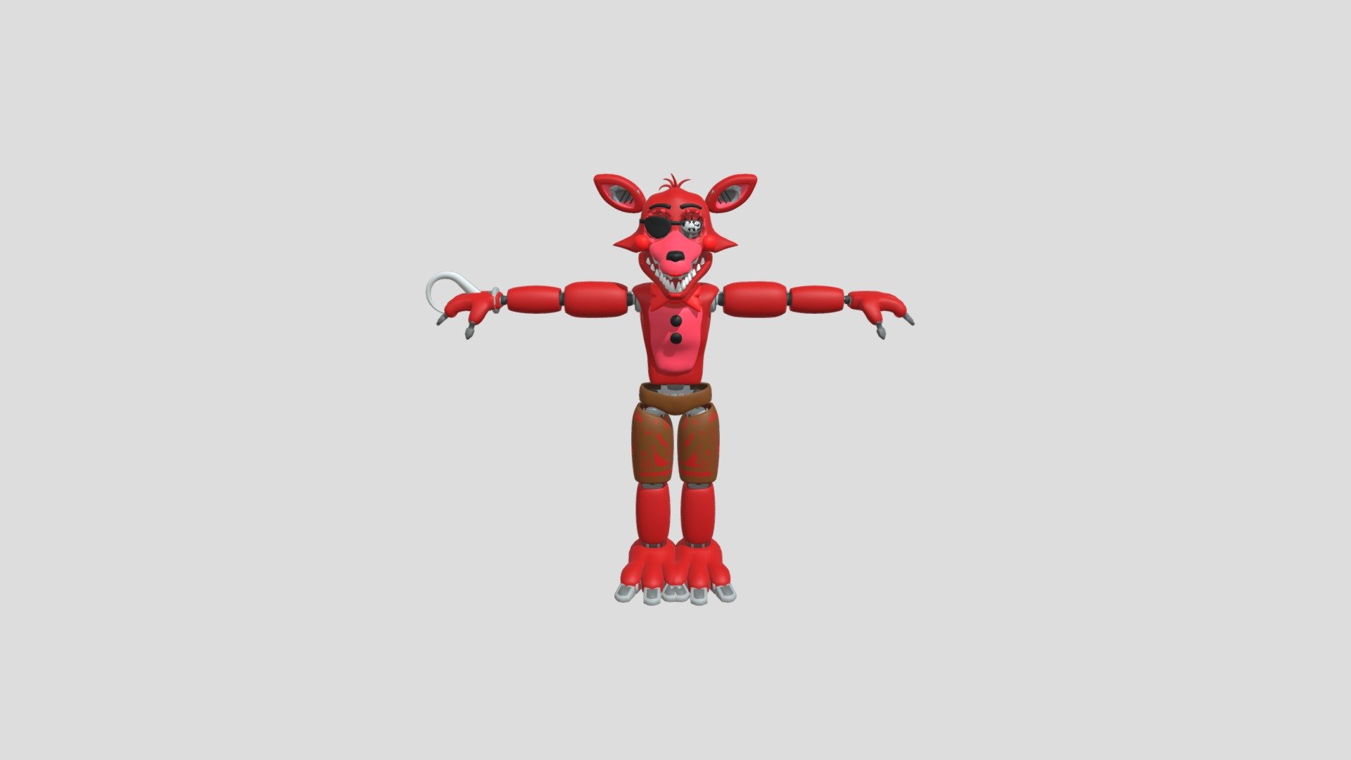 Unwithered Foxy - Download Free 3D model by Freddy_Fazbear (@LBSCR_E2 ...
