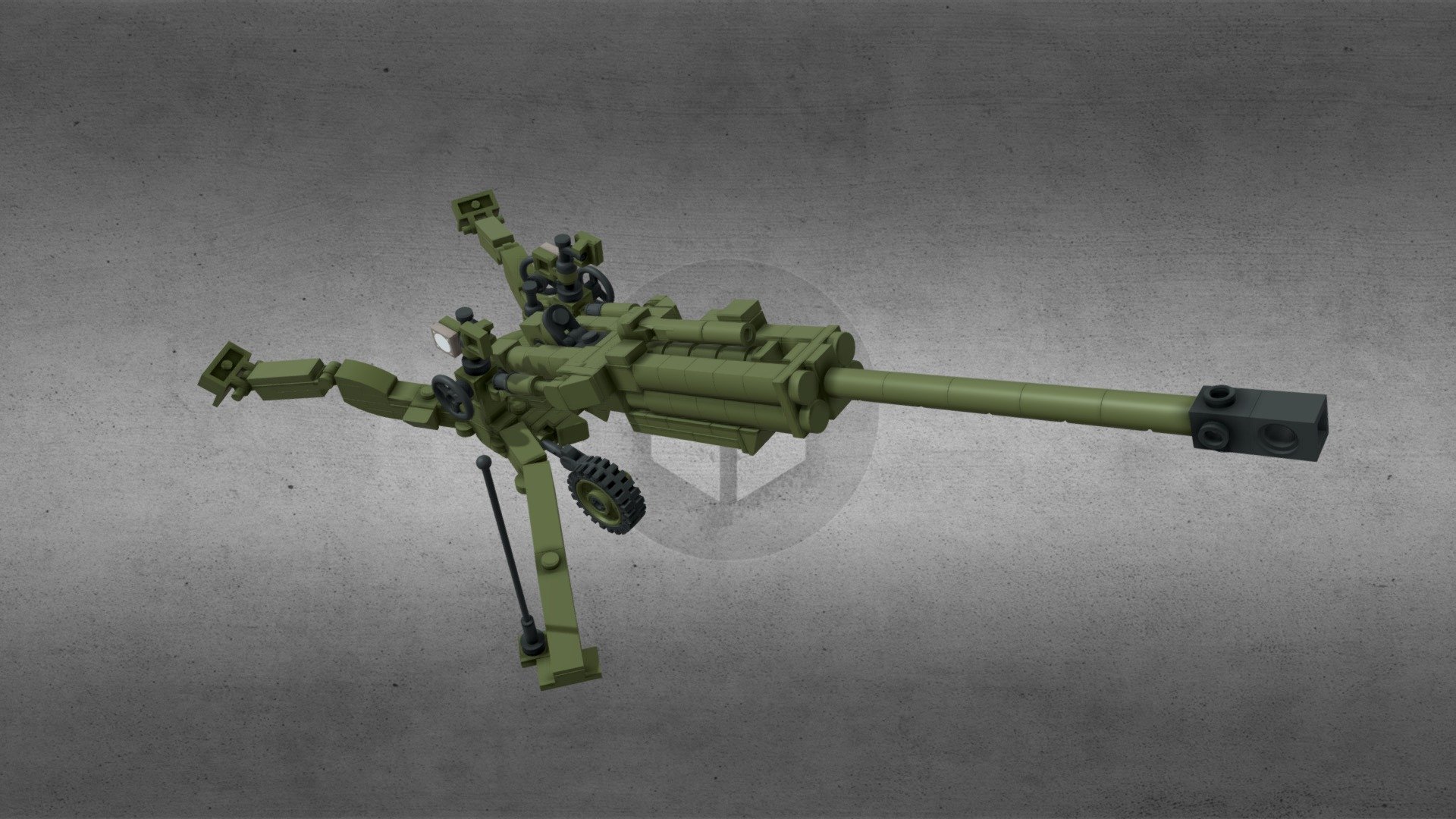 M777 (legocustom) - 3D model by bluebird213 [6da1778] - Sketchfab