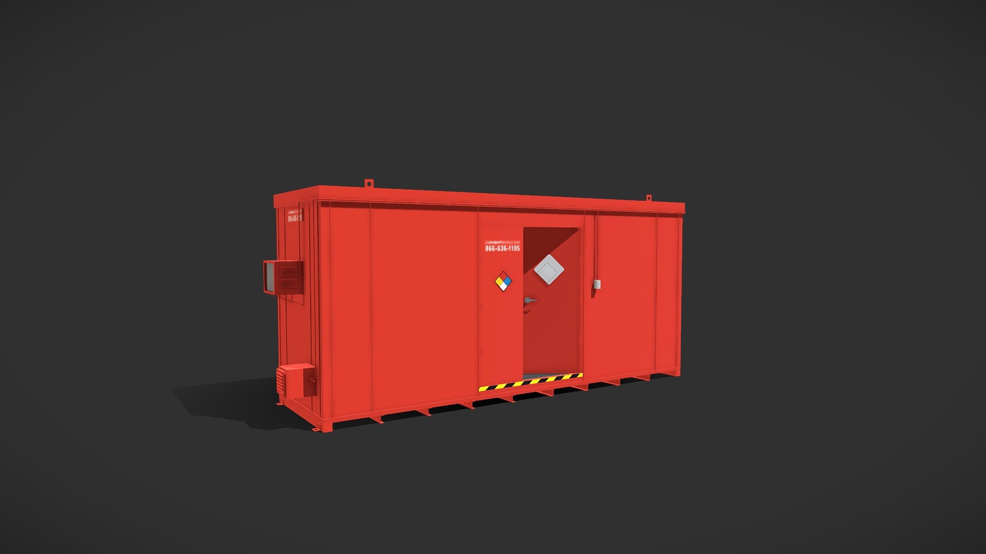 2006 Hazmat Storage Building - 3D model by US Hazmat Rentals ...