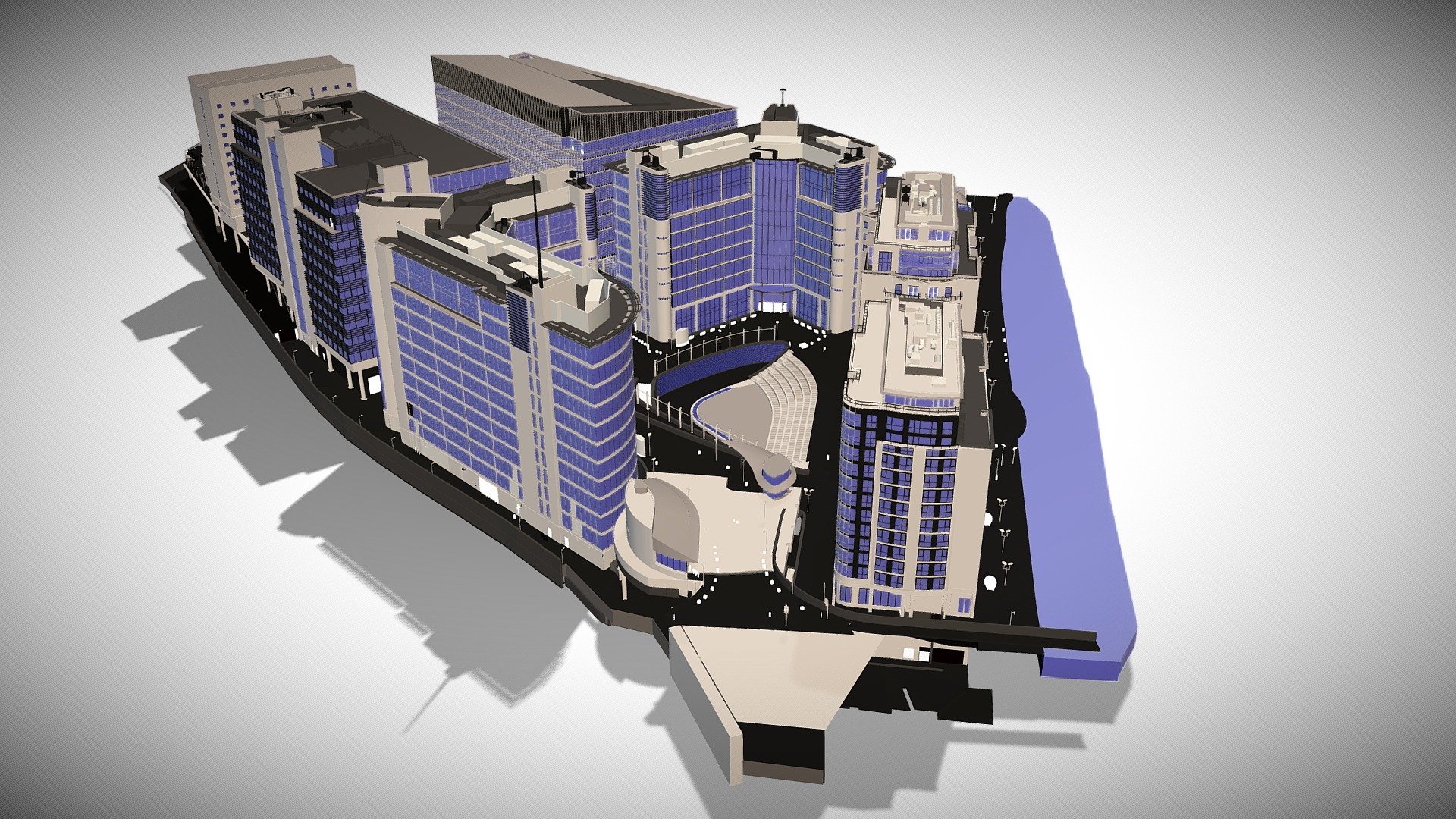 Paddington Central 3D Model - 3D model by msasurvey [6da3a8b] - Sketchfab