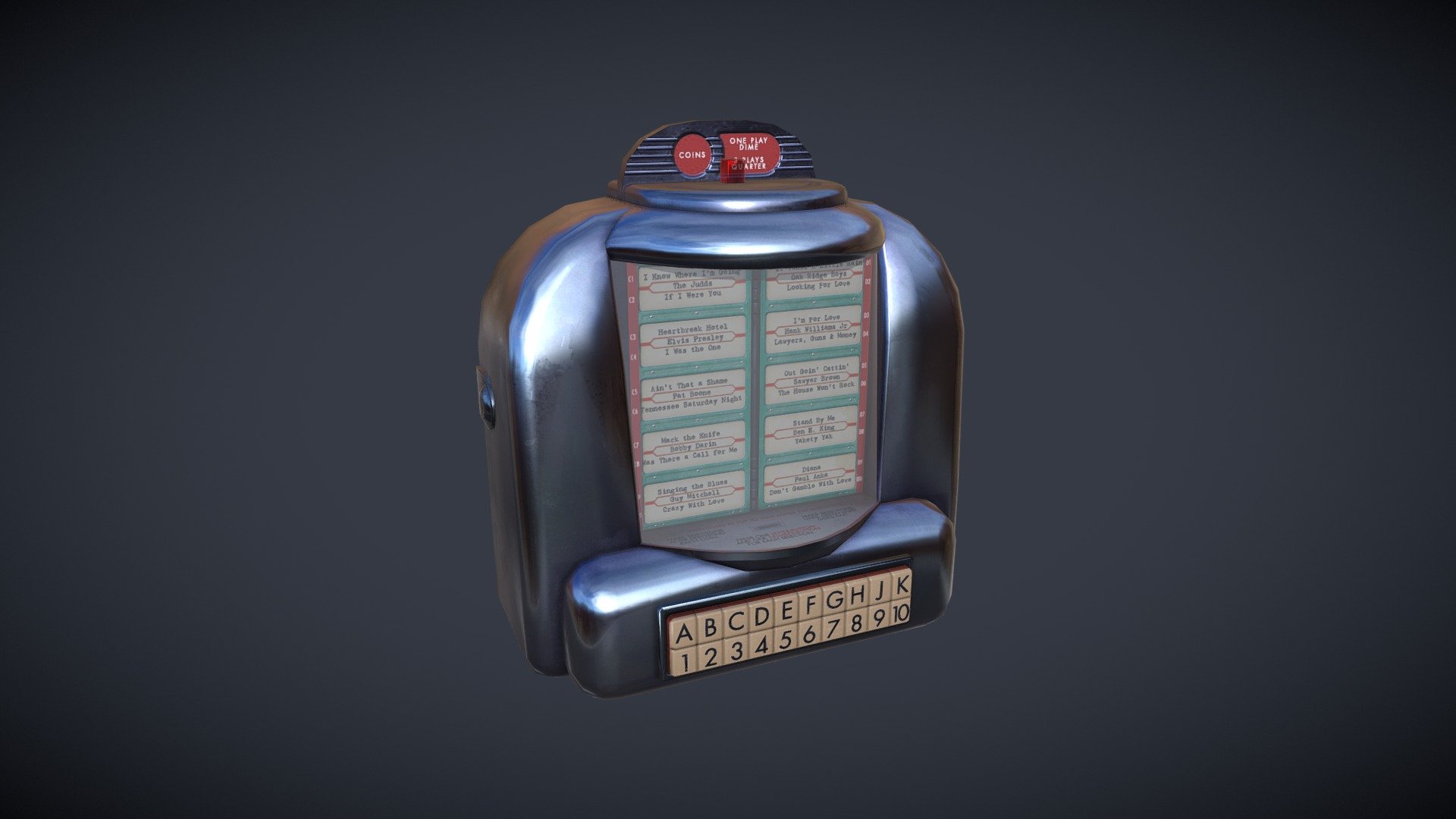 Jukebox Tabletop - 3D model by Staralfar [6da647c] - Sketchfab