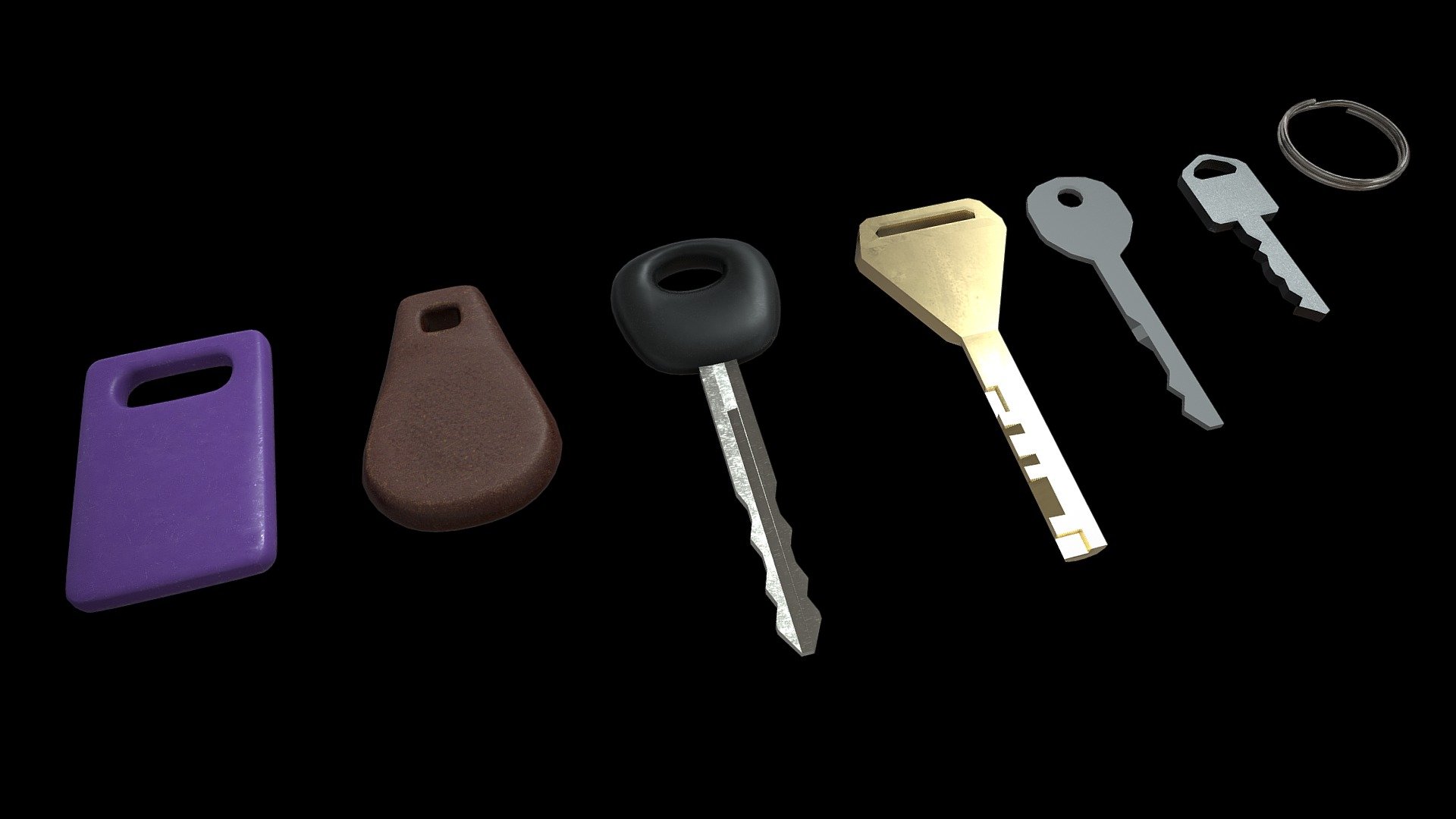 Lowpoly Keys - Buy Royalty Free 3D model by tamminen [6da703a ...