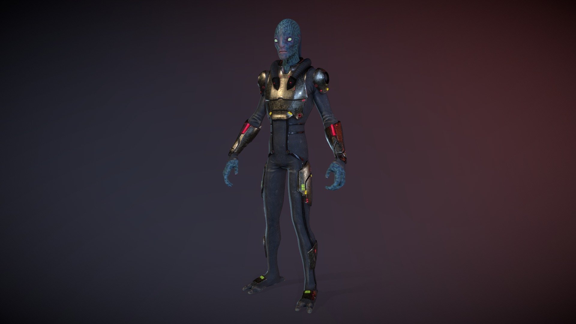 Alien Ranger - 3D model by polygonmaker [6da9094] - Sketchfab