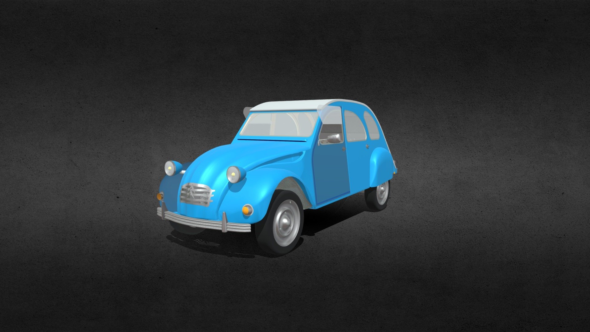 Citroen 2cv - Download Free 3D model by 3DDomino [6da92f7] - Sketchfab