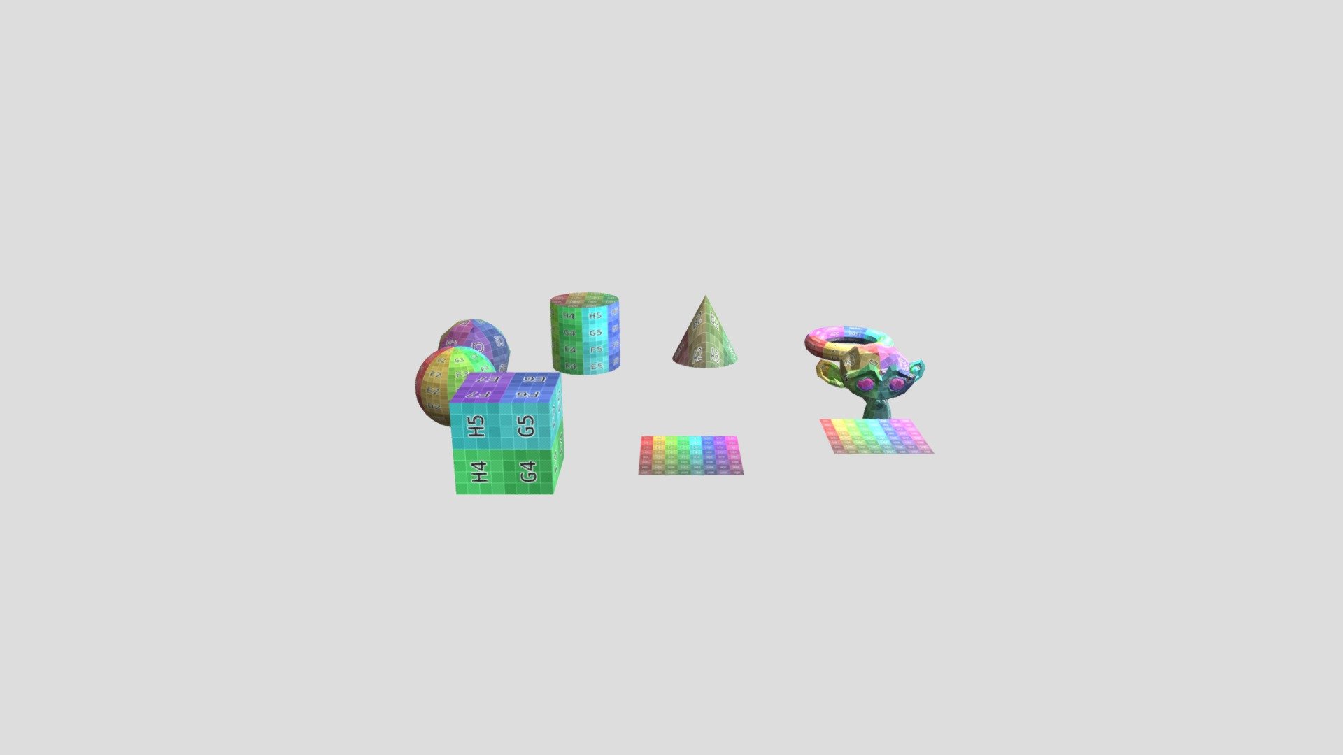 Color Grid - Download Free 3D model by chrisalg9515 [6da9ca5] - Sketchfab