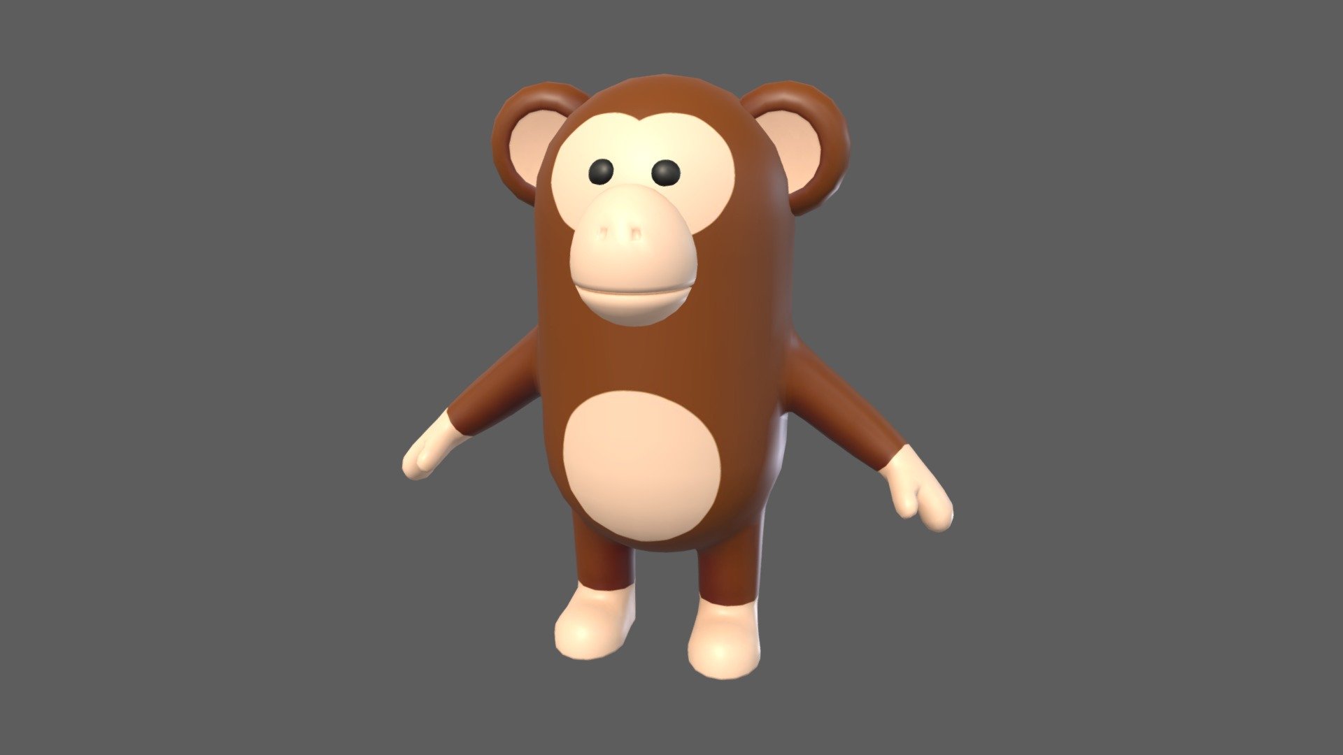 Monkey - Buy Royalty Free 3D model by bariacg [6dac238] - Sketchfab Store