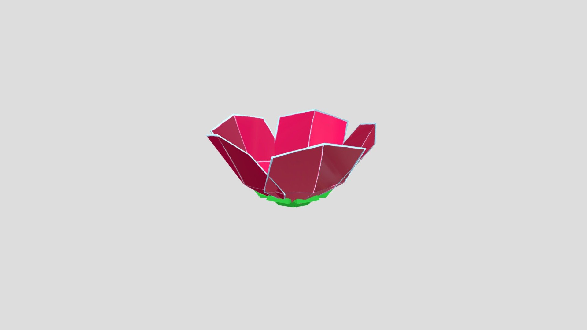 230114_lowpoly_flower_03 - 3D model by prukay [6dae0c8] - Sketchfab