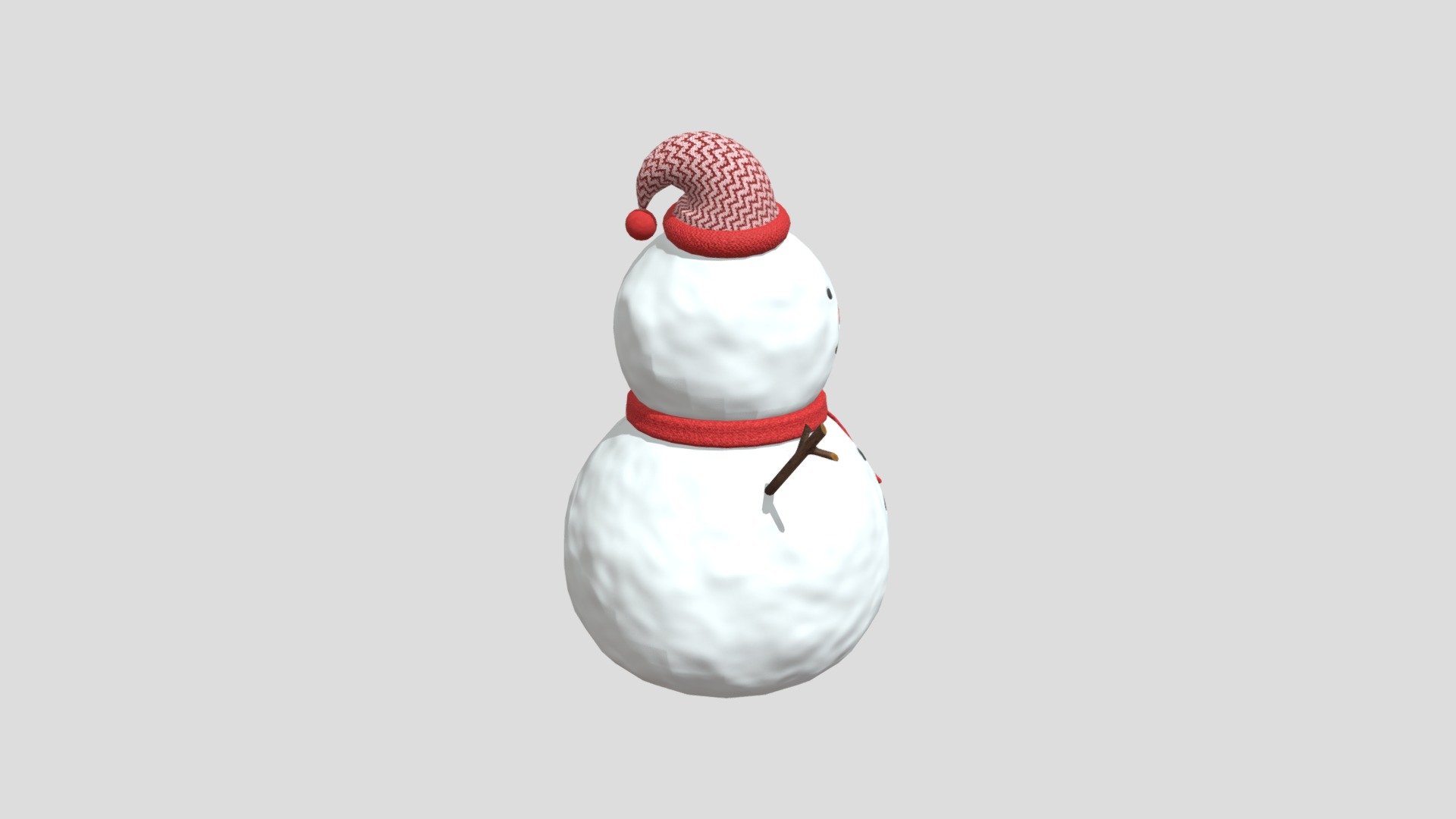 Snowman - 3D model by bolenochek [6db05ba] - Sketchfab