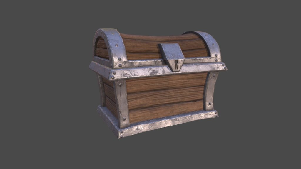 Stylized Treasure Chest - 3D model by isabelfernandez [6db0b58] - Sketchfab