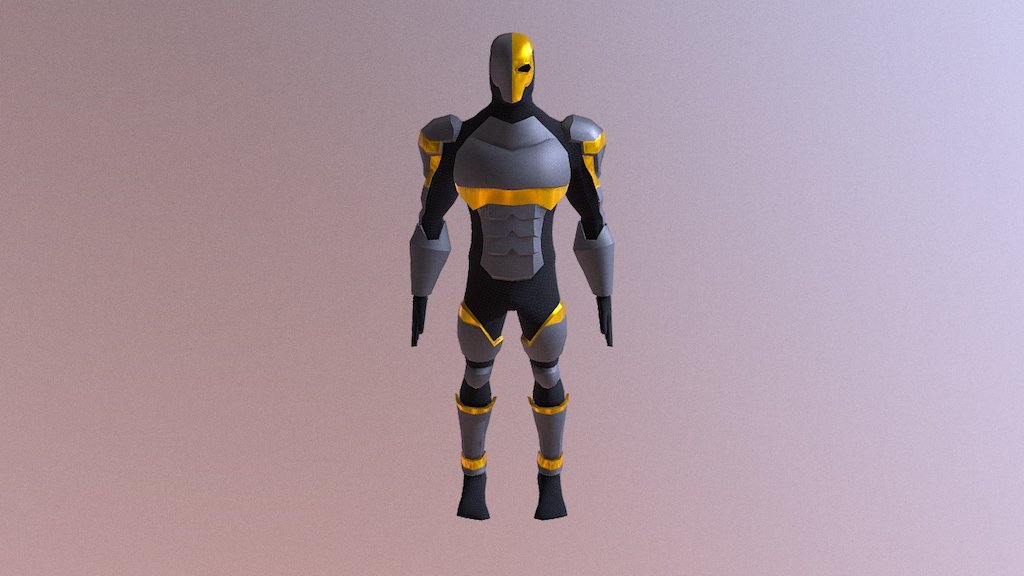 Deathstroke Asset - 3D model by RiggedRender [6db1731] - Sketchfab
