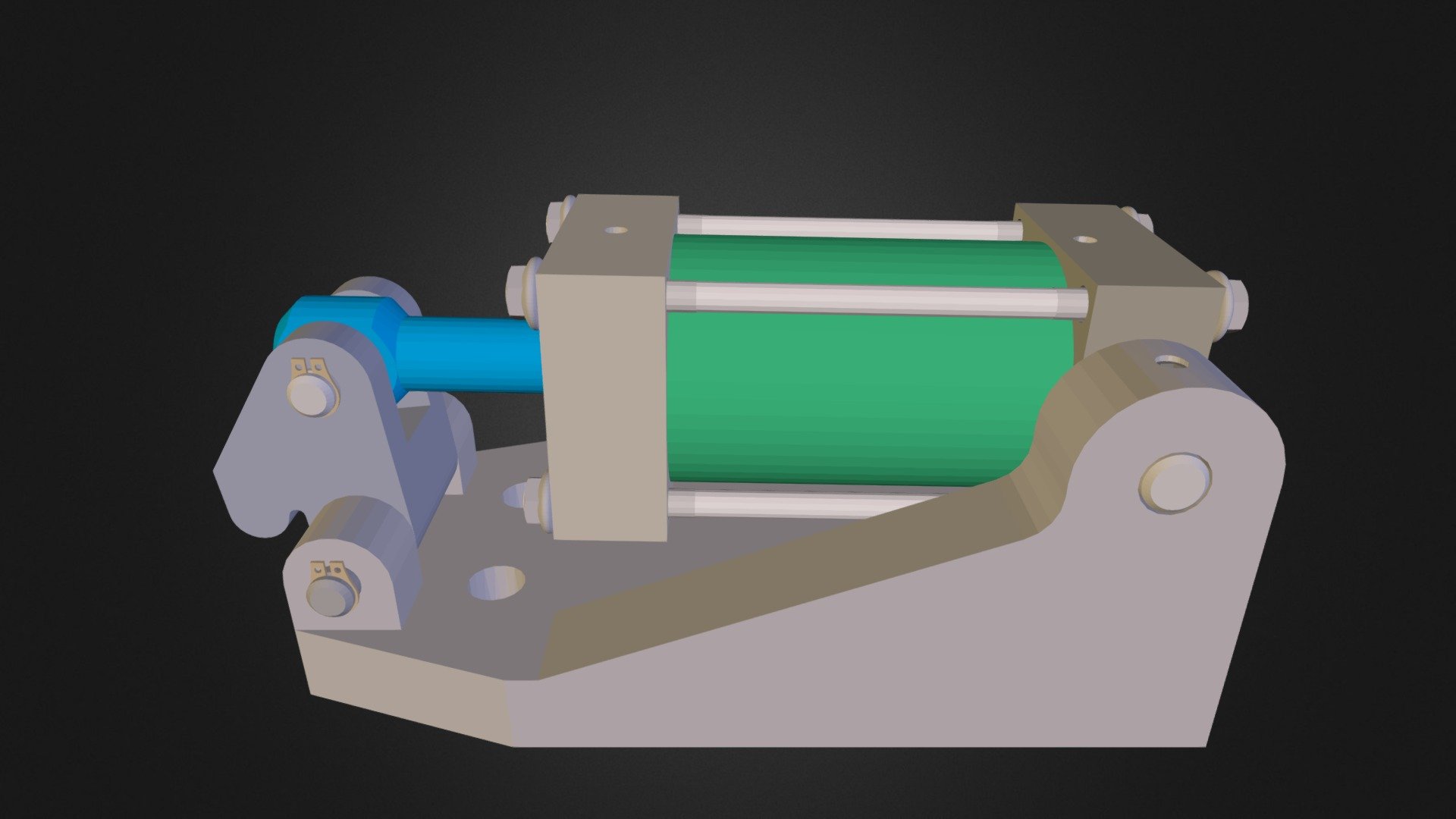 Cylinder Clamp - 3D model by Anand V Pujari (@Pujari) [6db2449] - Sketchfab
