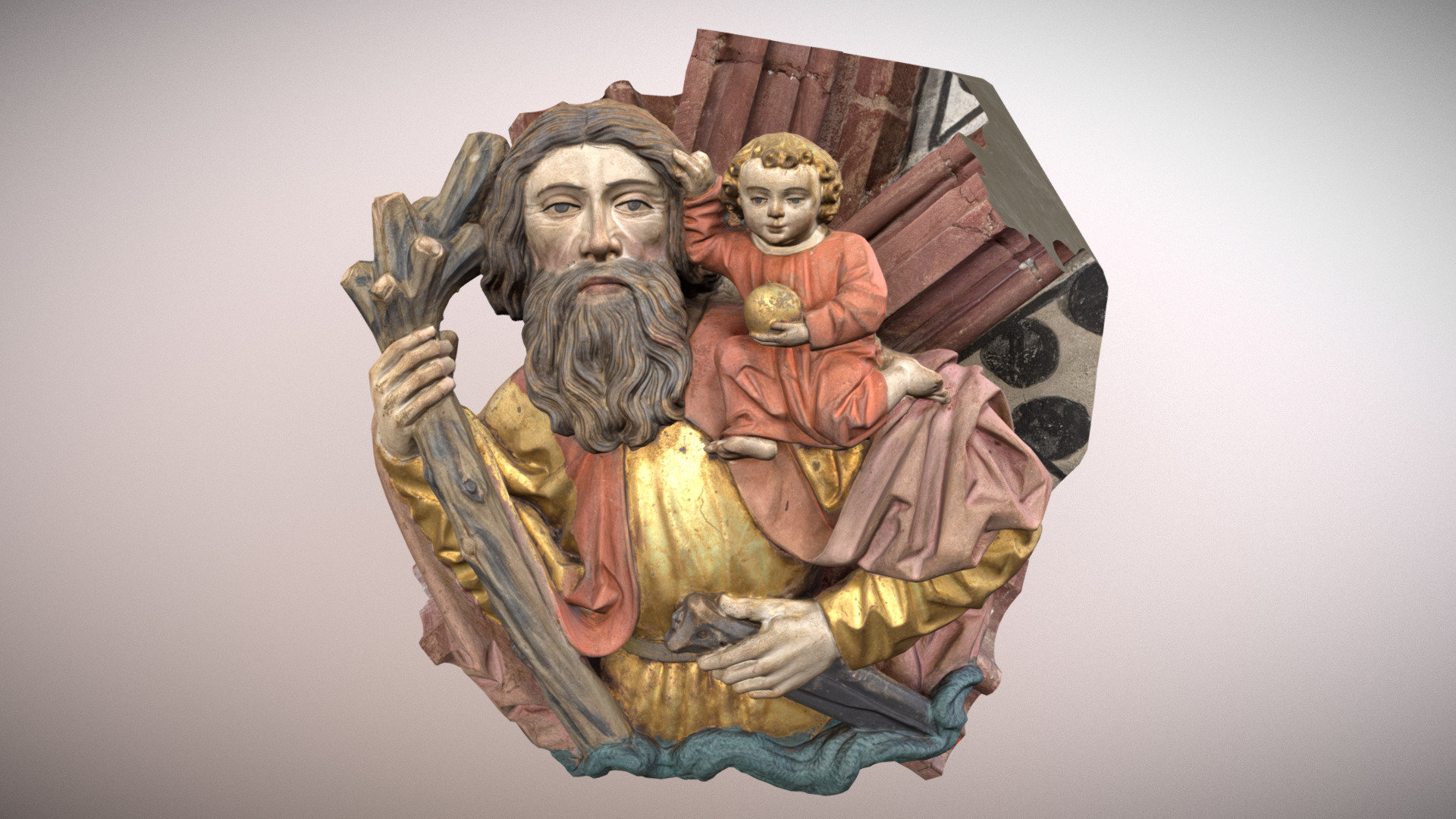 47 Heiliger Christophorus - 3D model by jarufi [6db456e] - Sketchfab