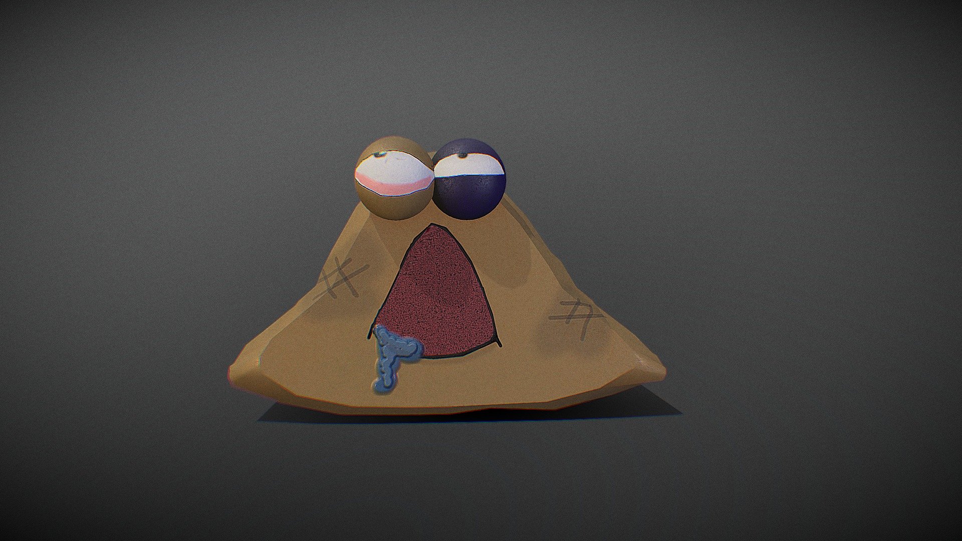 Pou - Download Free 3D model by Alisha (@AlishaBegum) [6db619b] - Sketchfab