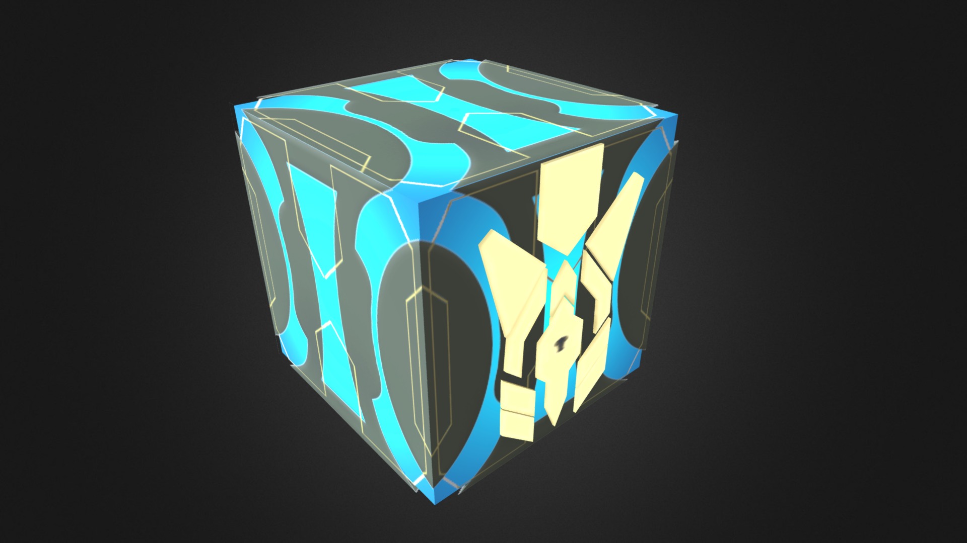 Treasure chest - blue - 3D model by liveing99 [6db6709] - Sketchfab