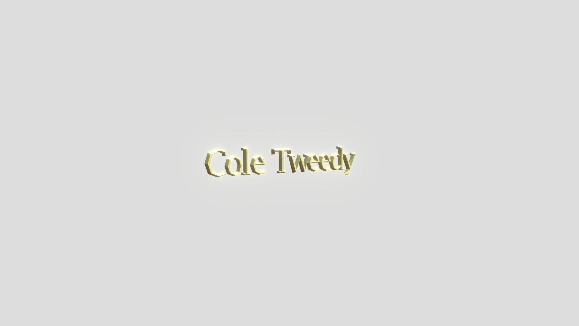 signature - Download Free 3D model by ColeTweedy [6db6fe2] - Sketchfab