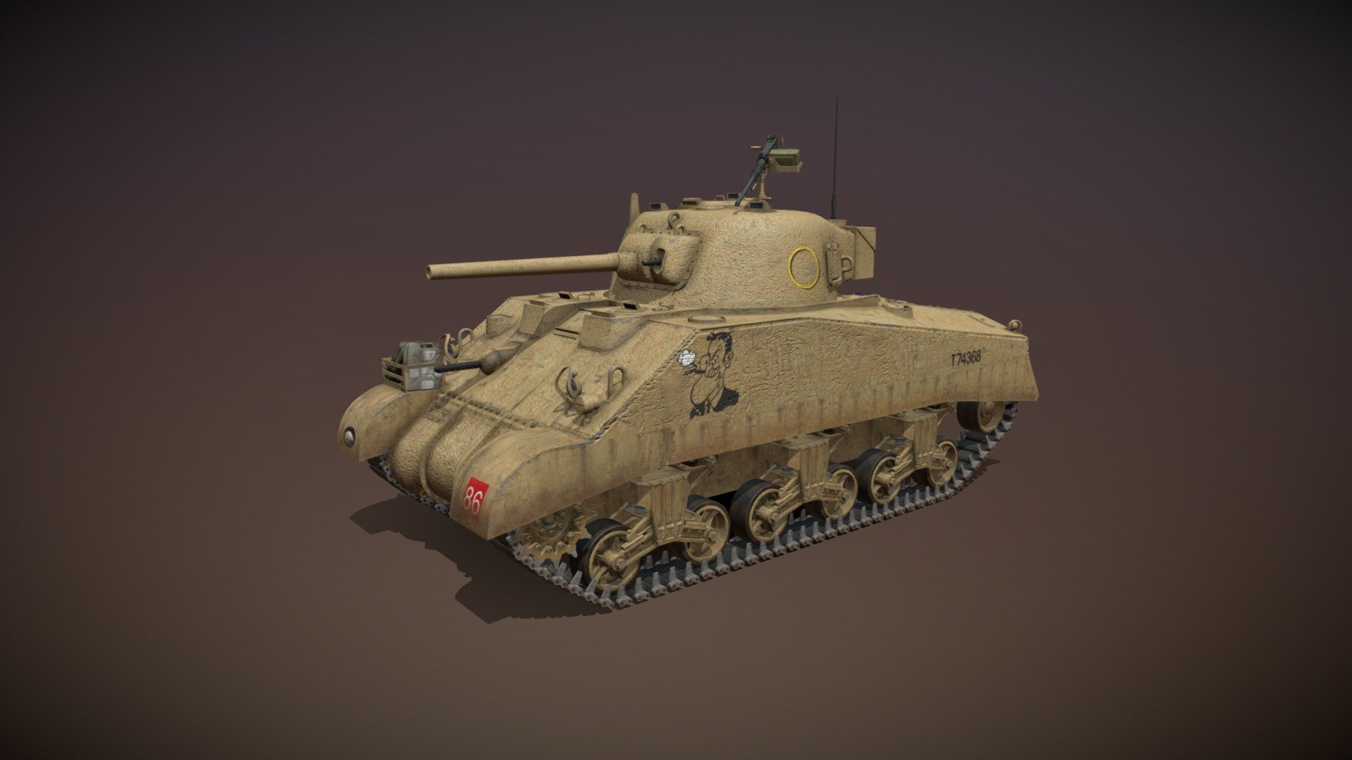 M4 Sherman MK III - Early Production - Buy Royalty Free 3D model by Panaristi [6db8bc3 ...