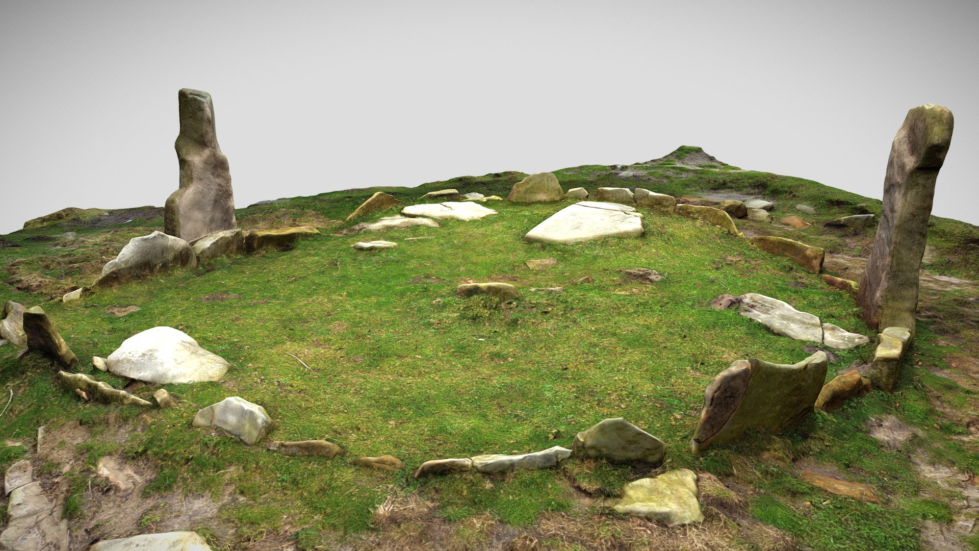 Cromlech Jaizkibel V (300K, dron en mano) - 3D model by Cesar Izuzquiza ...