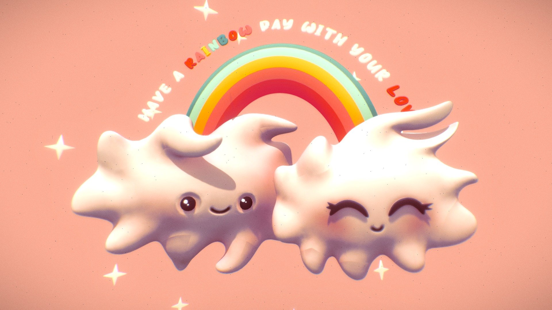 Sketchfab Weekly Challenge - Rainbow - 3D model by Zhed Titus (@ztitus ...