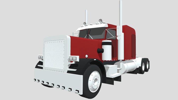 Semi-truck 3D models - Sketchfab
