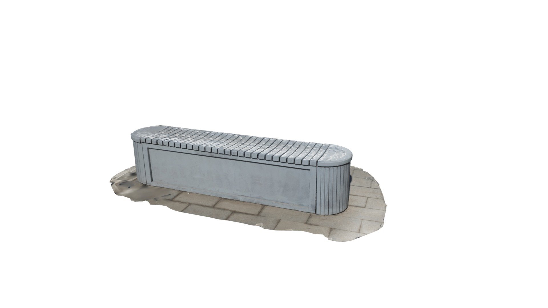 Bench barrier - 3D model by mwilcoxnz [6dbcf81] - Sketchfab