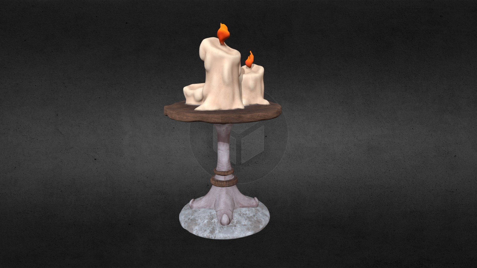 Candle - 3D model by bbmin [6dbd71a] - Sketchfab
