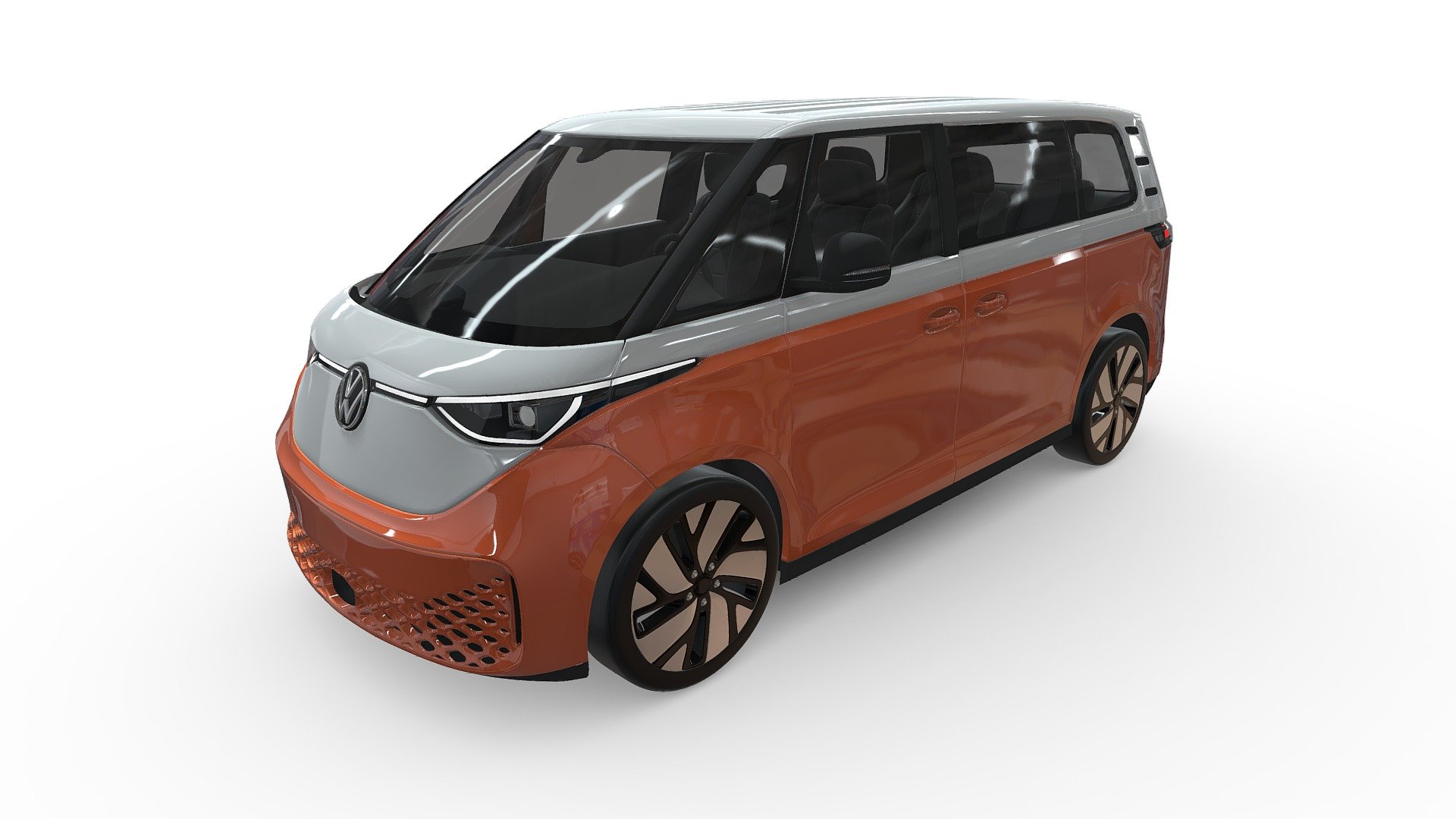 Volkswagen id buzz - Buy Royalty Free 3D model by Raj prajapat ...