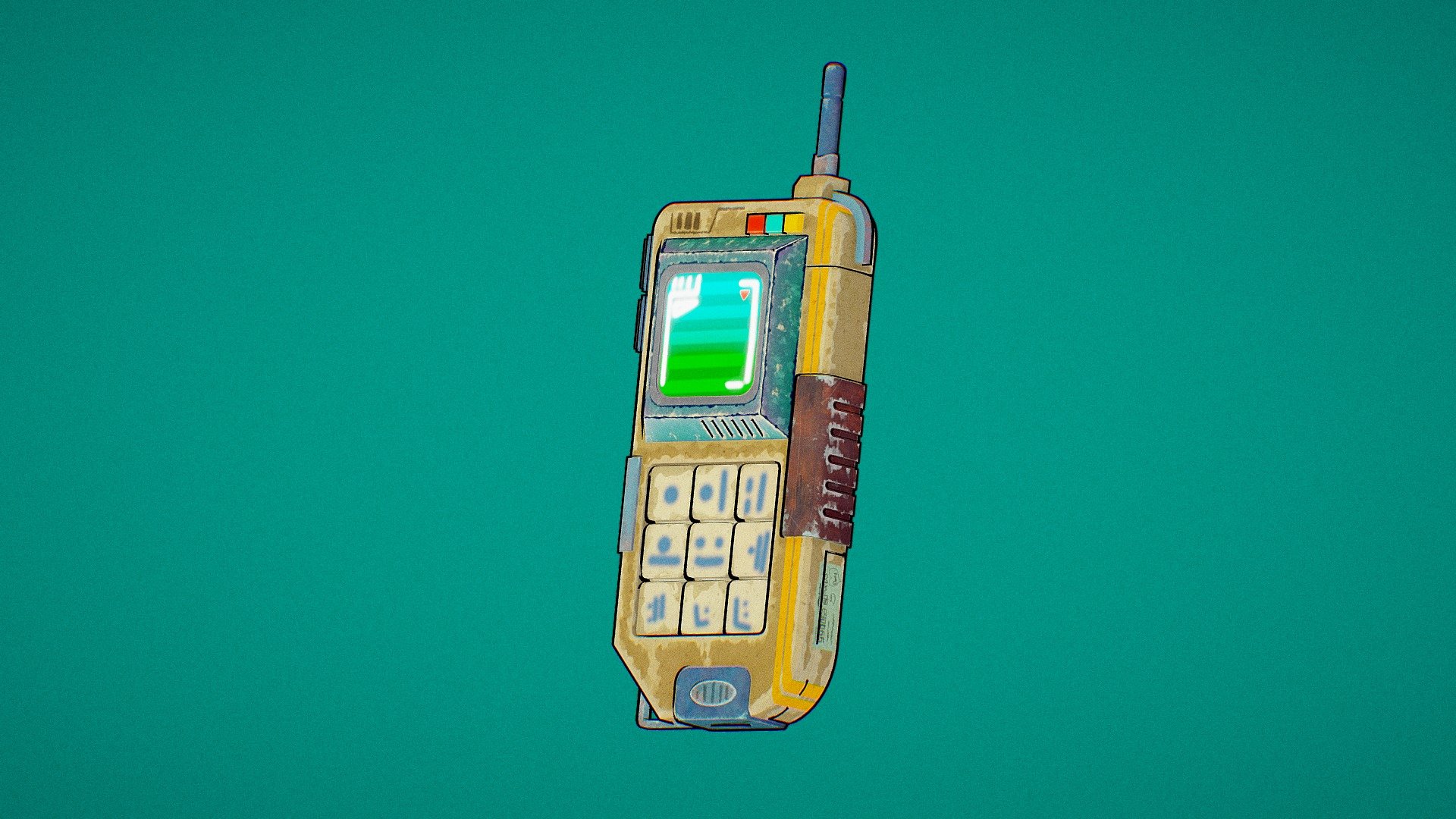 Stylized Cell Phone - Download Free 3D model by berkanguven ...