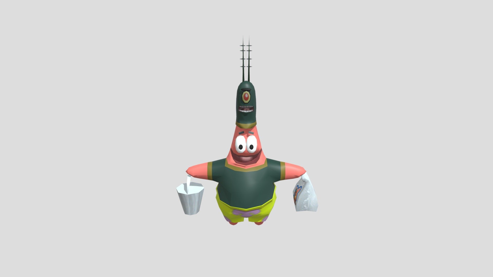 patrick worker - Download Free 3D model by kyle.river.withem [6dc45a9 ...