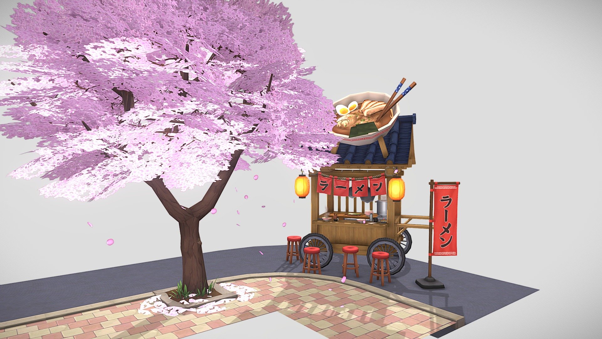 Ramen - 3D model by Bae (@ECGHO) [6dc5fe5] - Sketchfab