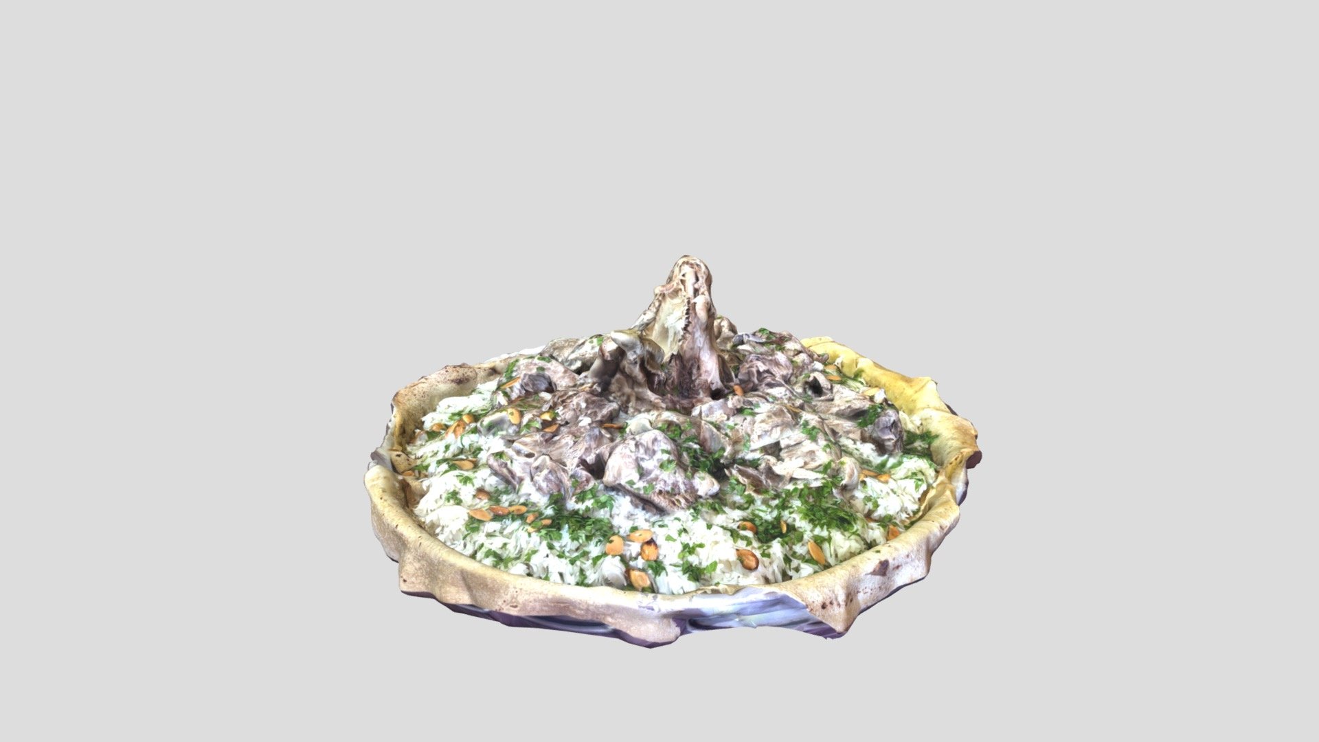 Mansaf - Download Free 3D model by ICH (@tamerq) [6dc63c4] - Sketchfab
