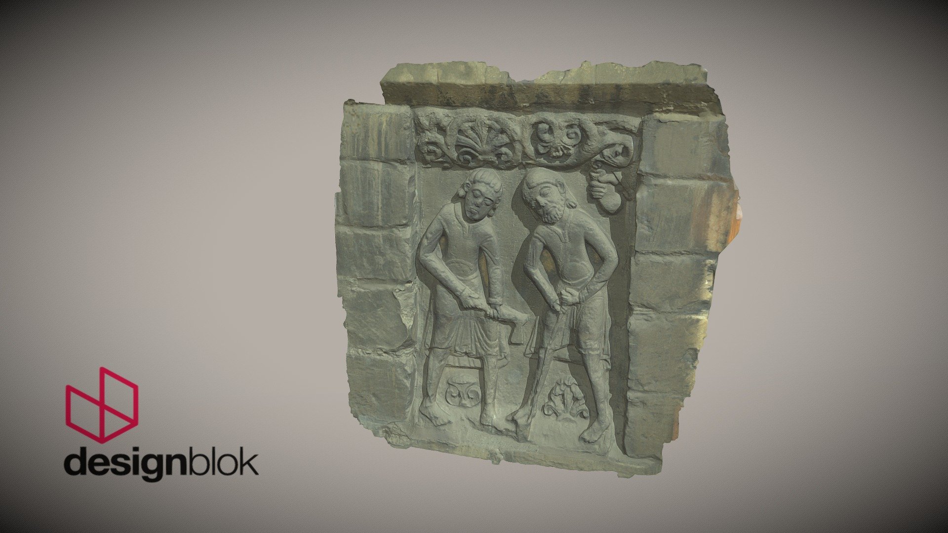 Lincoln Cathedral Romanesque Frieze 8 - 3D model by Designblok [6dca2dd ...