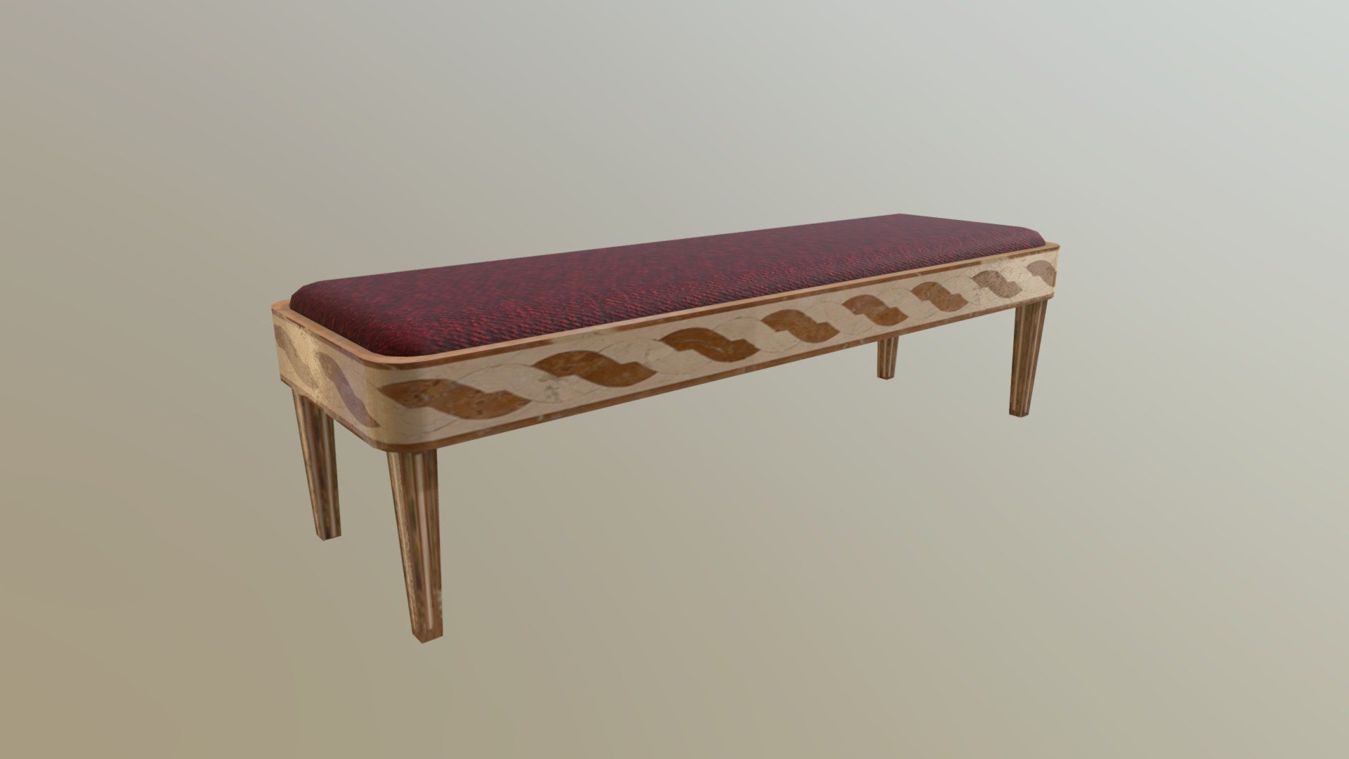 Museum bench - 3D model by Imperial_Syndrome (@GodSatan_Games) [6dce6fb ...