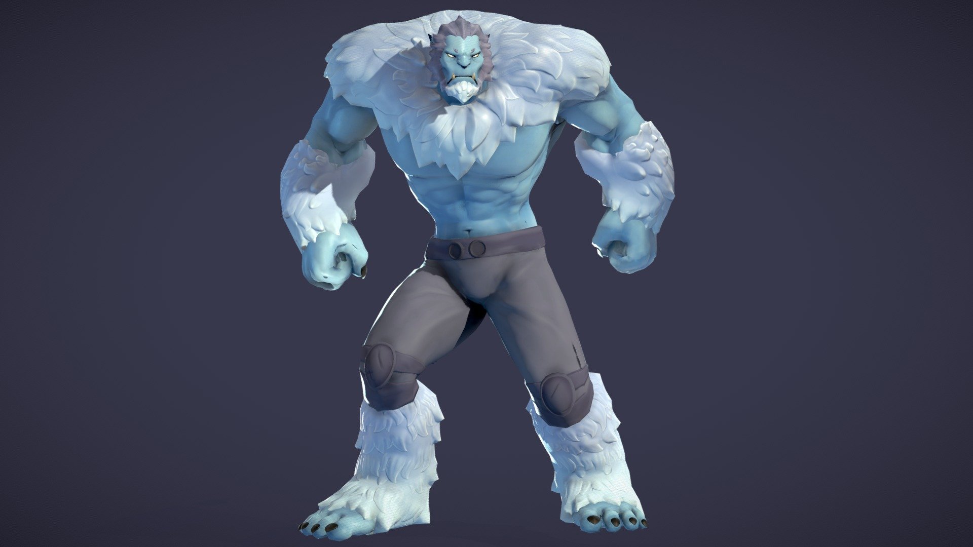 Yeti Game Character - 3D model by Makayla_Uram [6dcf00c] - Sketchfab