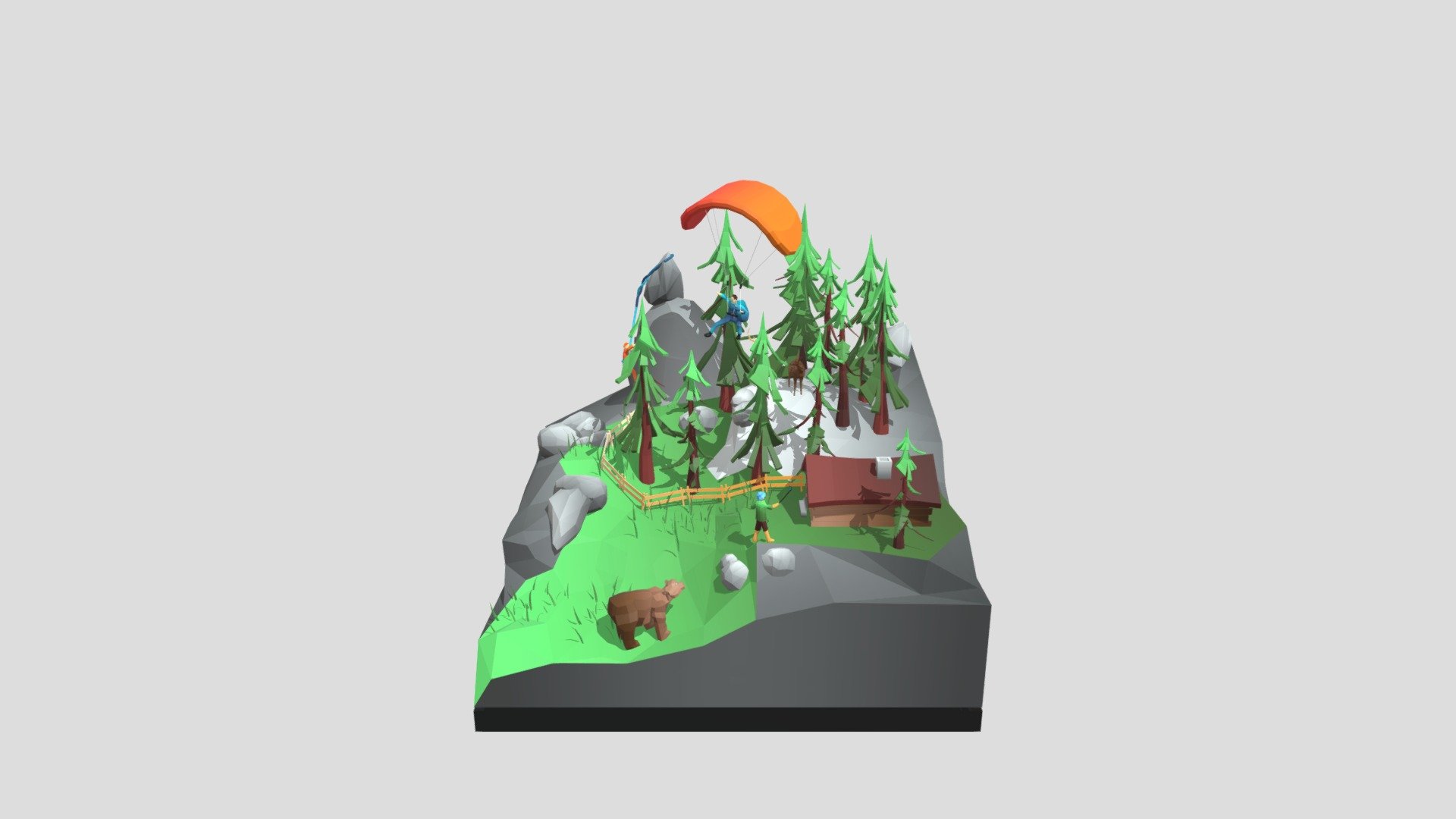 Diorama_ Mountain - 3D model by Tiny Forge (@tinyforge) [6dcf10b ...