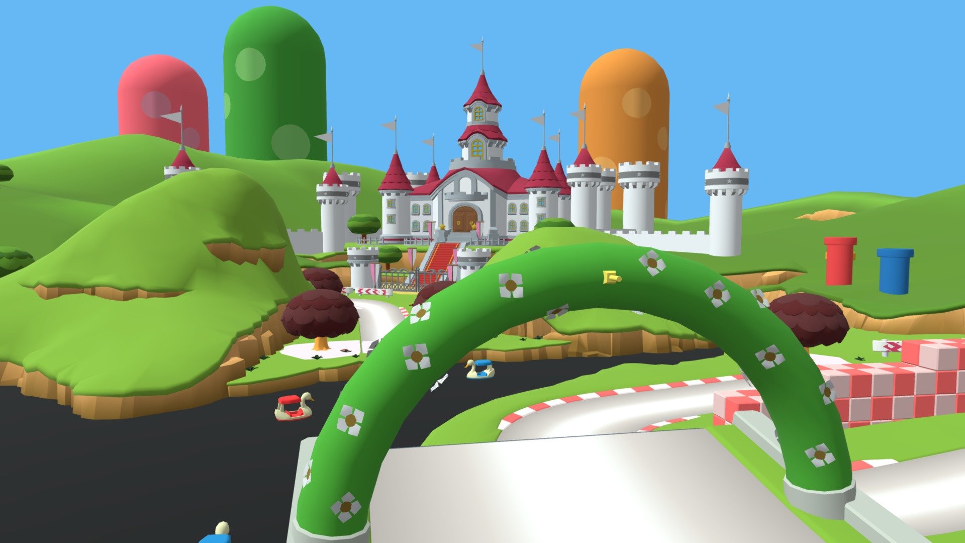 N64 Royal Raceway (Tour) - Download Free 3D model by Polygonal_64 ...