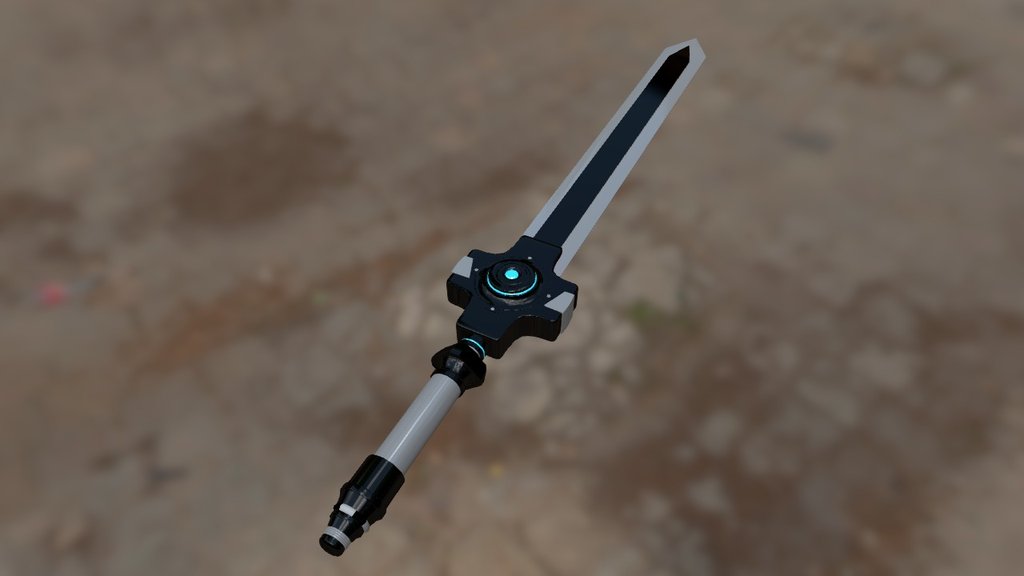 Futuristic Sword - Download Free 3D model by pythagean [6dd4228 ...