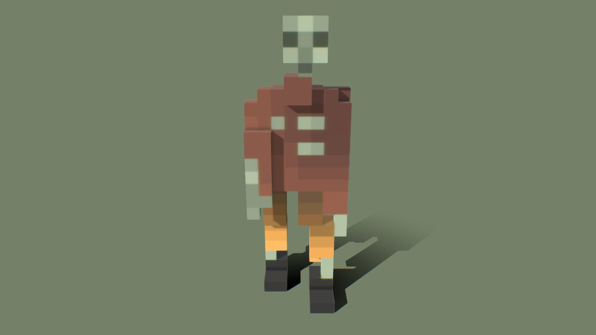 Arthur the Zombie - 3D model by Eric de Broche des Combes (@ebroche ...