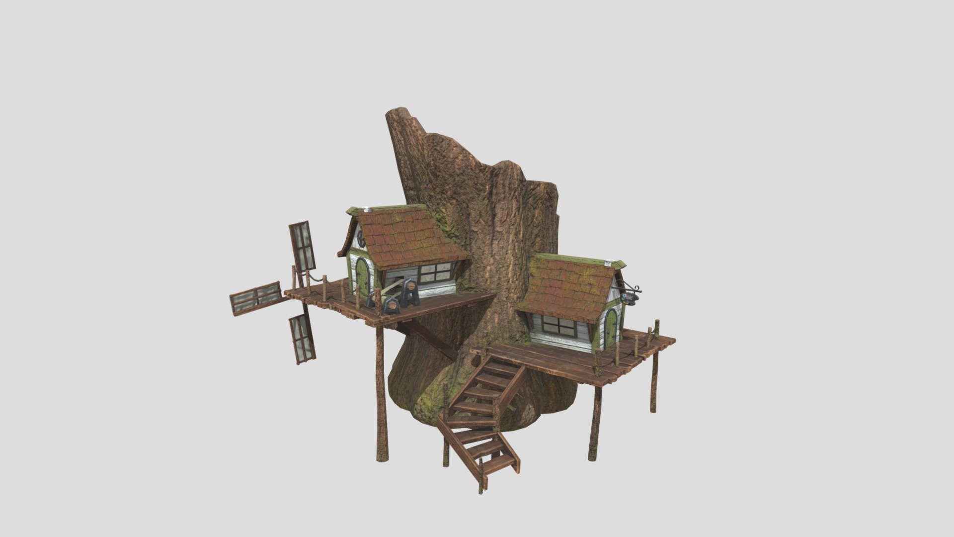 TreeHouse - 3D model by ElineMunckhof [6dd4834] - Sketchfab