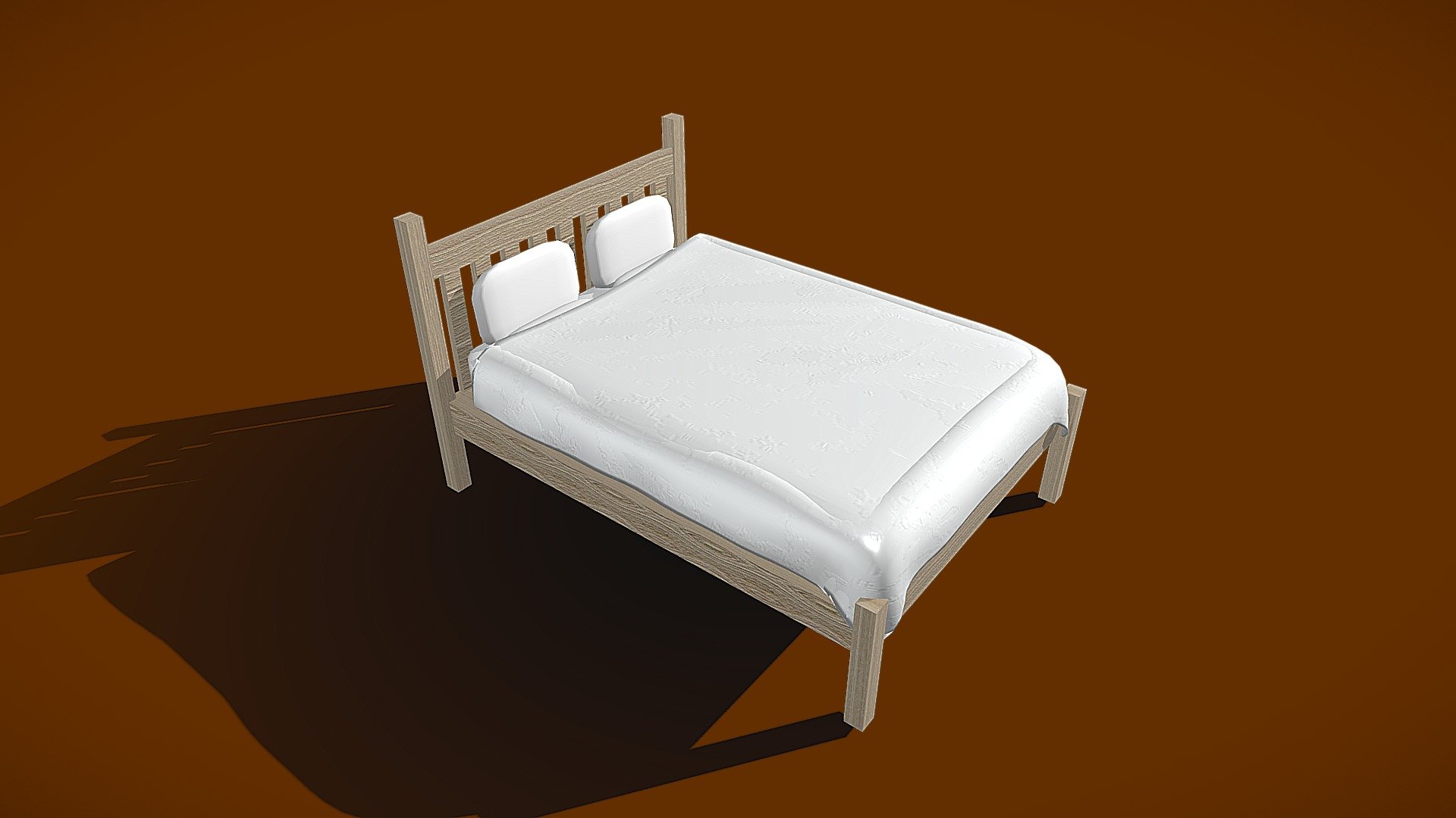 Double Bed 4 - Download Free 3D model by rhcreations [6dd5f17] - Sketchfab