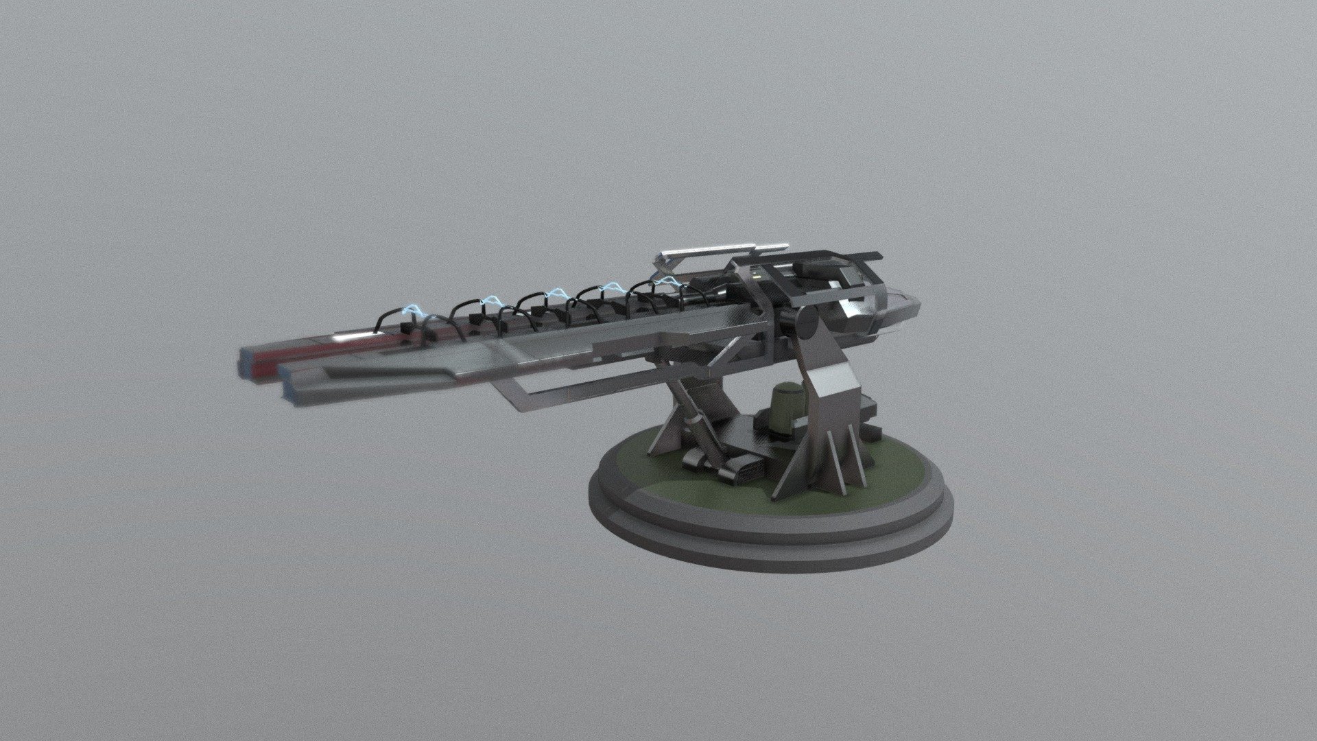 HALO railgun - Download Free 3D model by CatLoveCheese [6dd8a94 ...