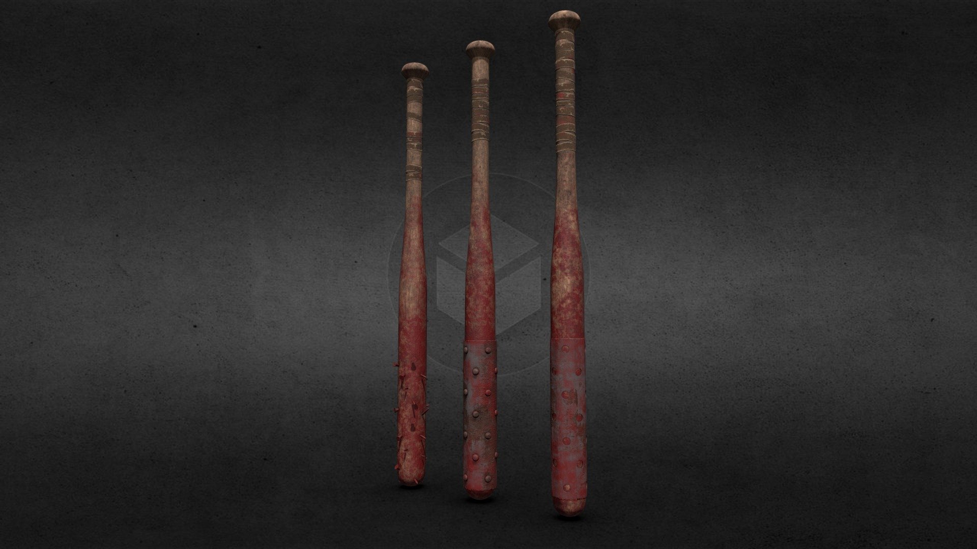Bloody Baseball Bat - Buy Royalty Free 3D model by ArtDan [6dd96ee ...