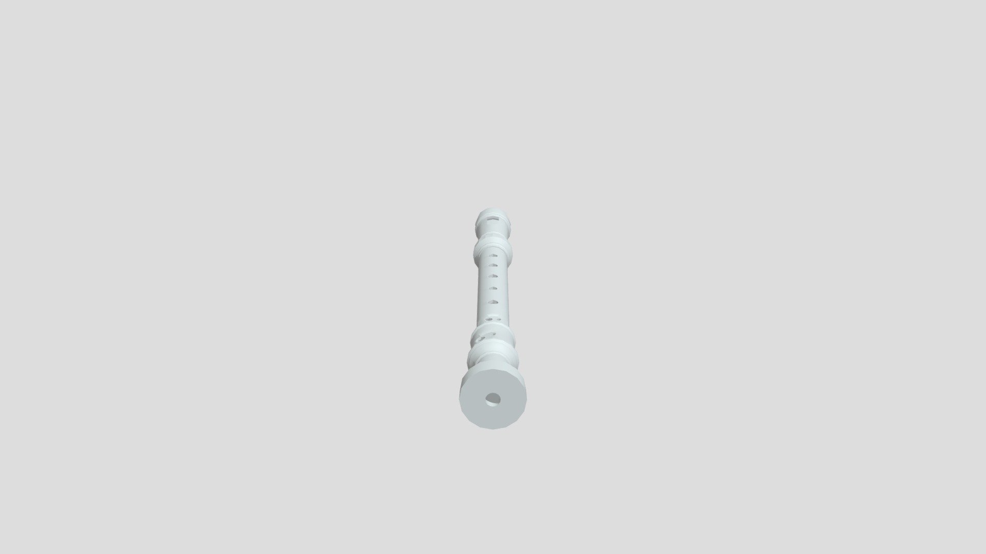 Flute - 3D model by m.sempe [6dd9d2d] - Sketchfab